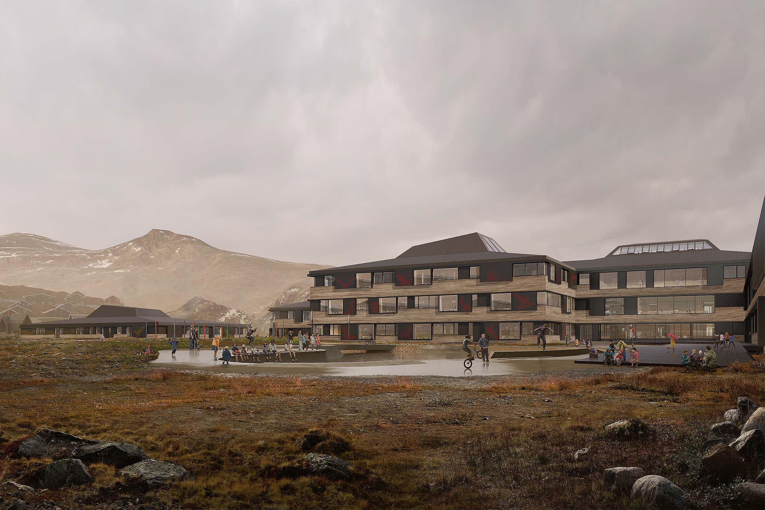 Nukk School - Atuarfik Narsasuaq by KHR Architecture - Architizer