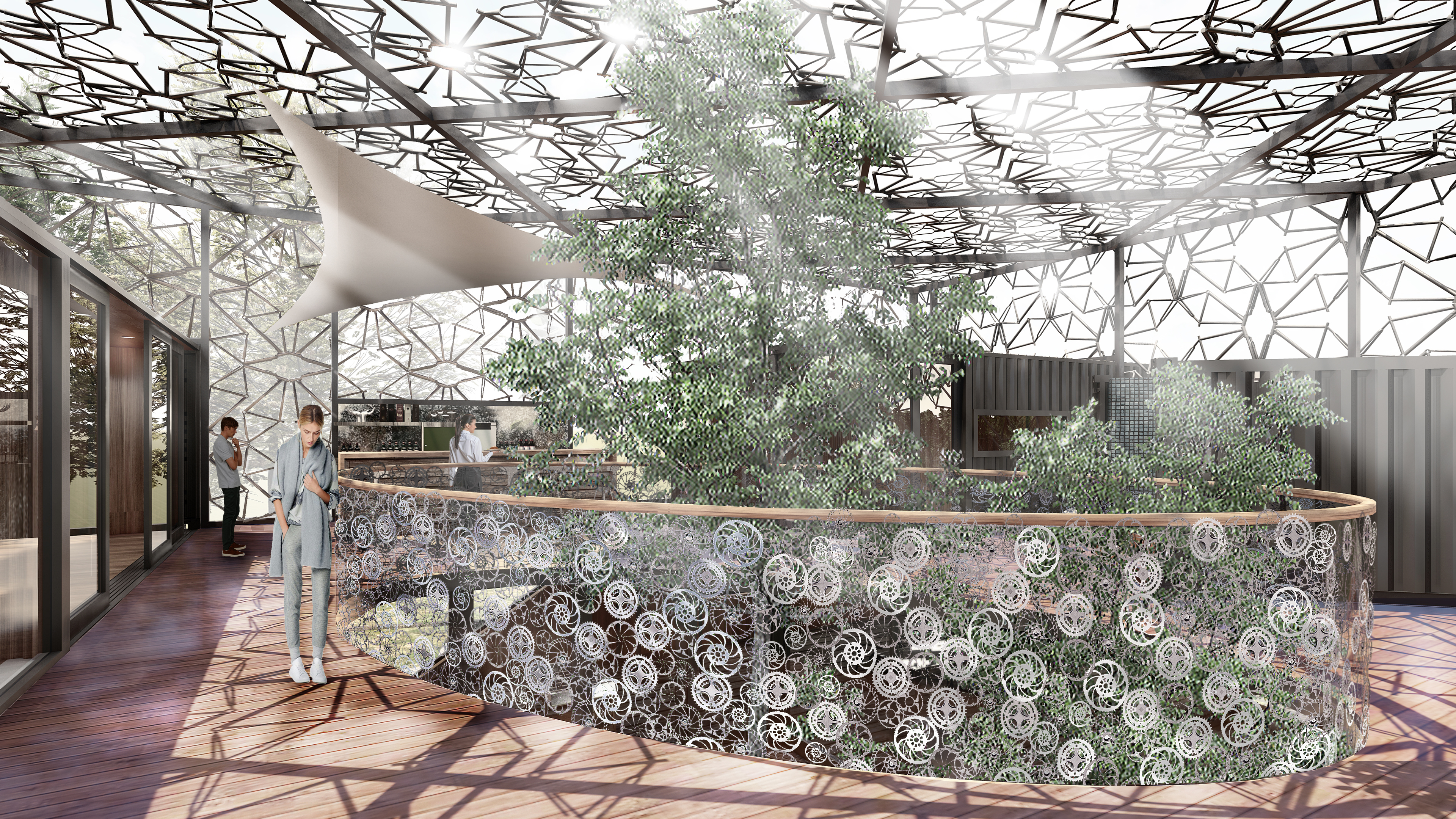 SCRAP HOUSE: BICYCLE FRAME HOUSE by TJSO ARCHITECTS - Architizer