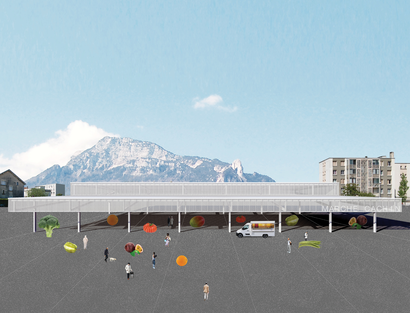 Market hall by TKMT architectes - Architizer