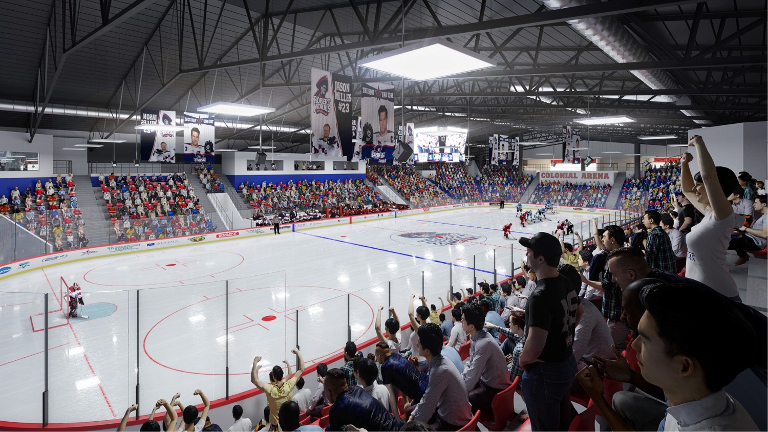 Robert Morris University Hockey Arena Concept by AE Works - Architizer