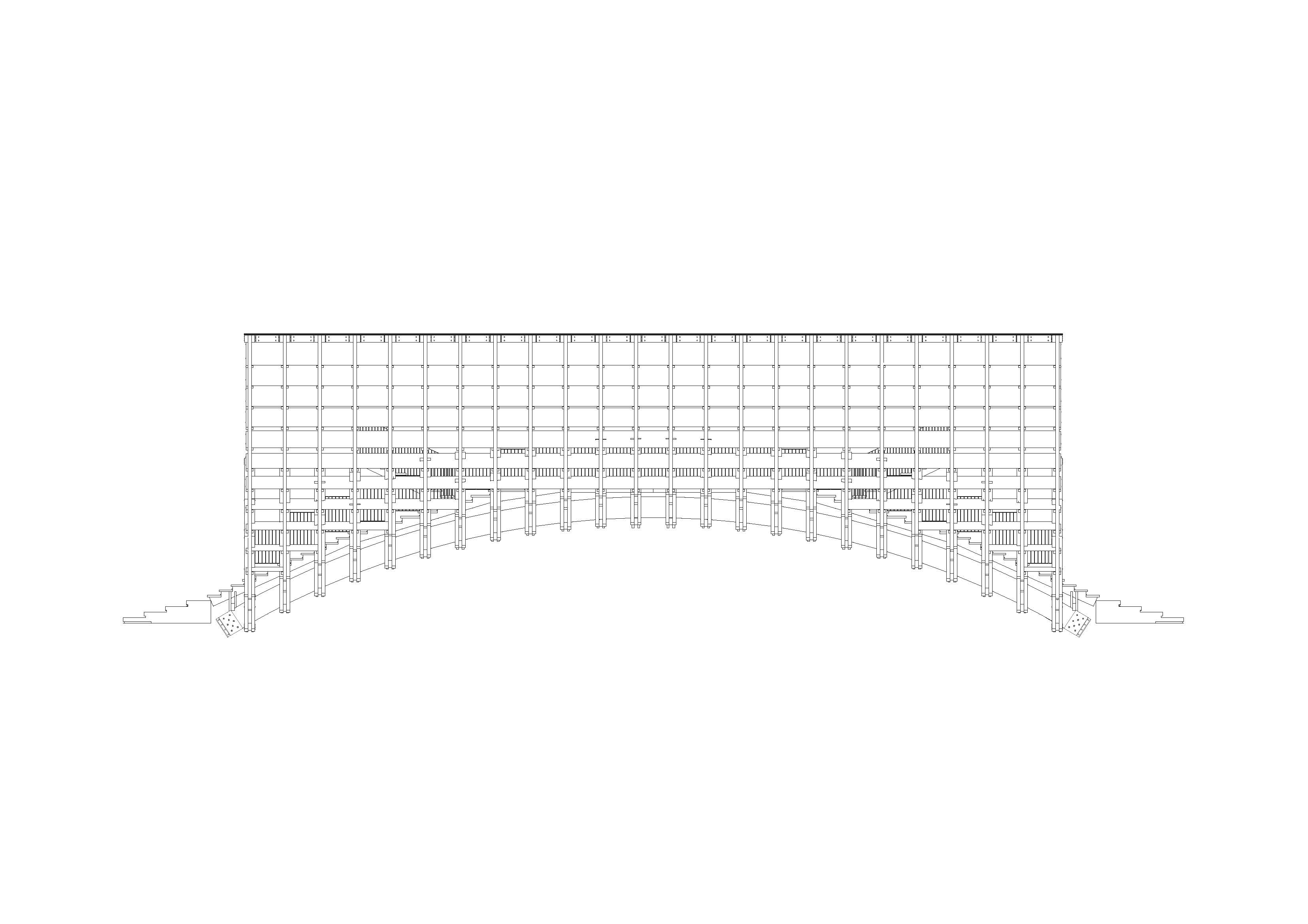 Timber Bridge in Gulou Waterfront by LUO studio - Architizer