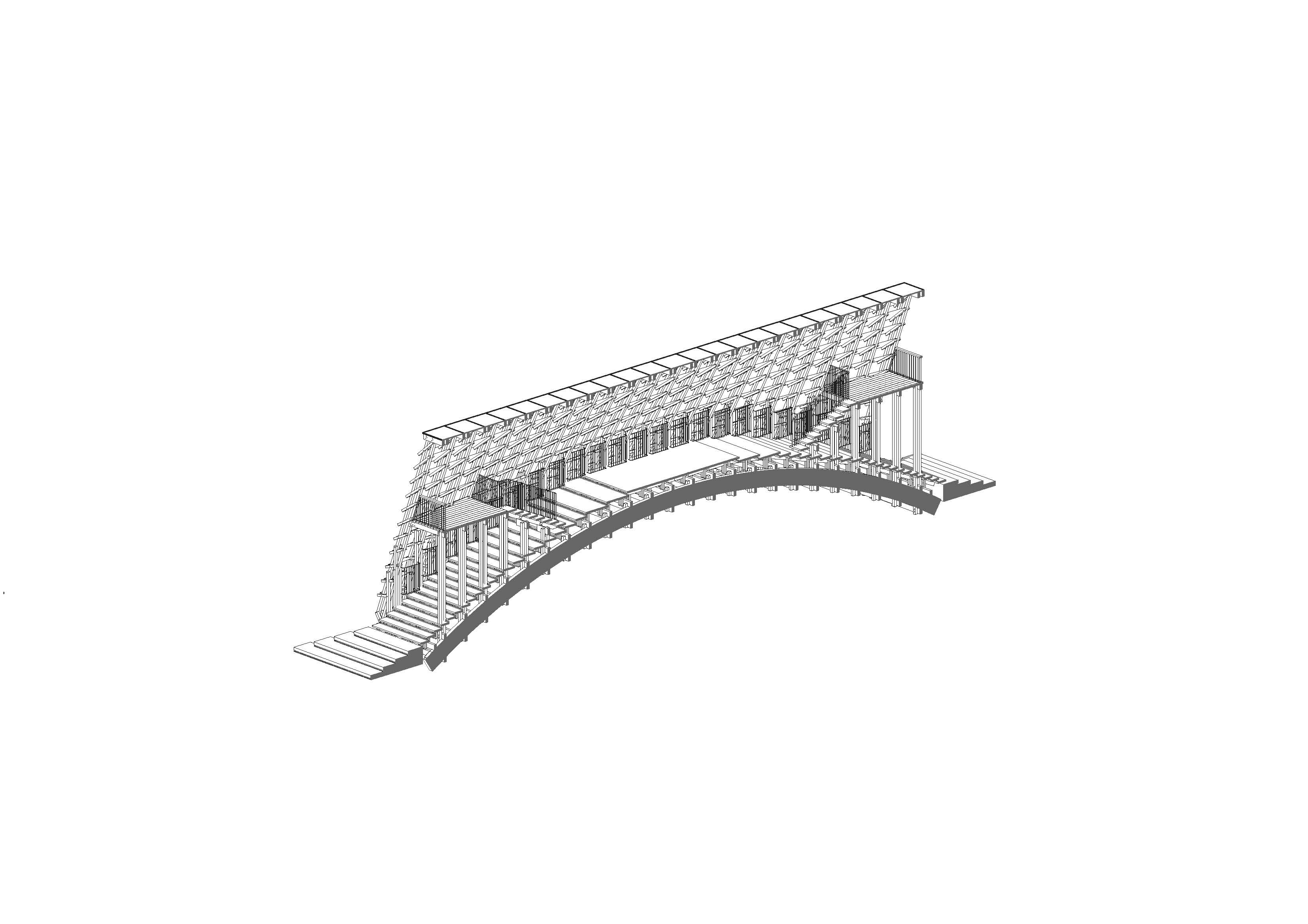 Idea 3422006: Timber Bridge in Gulou Waterfront by LUO studio in ...