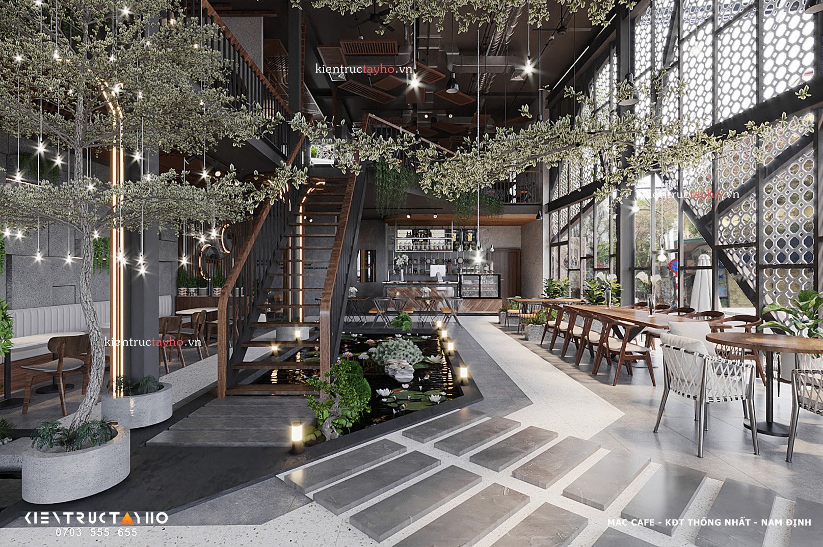 Idea 3425999: Design of a cafe with 2 facades – MAC Cafe Thong Nhat ...