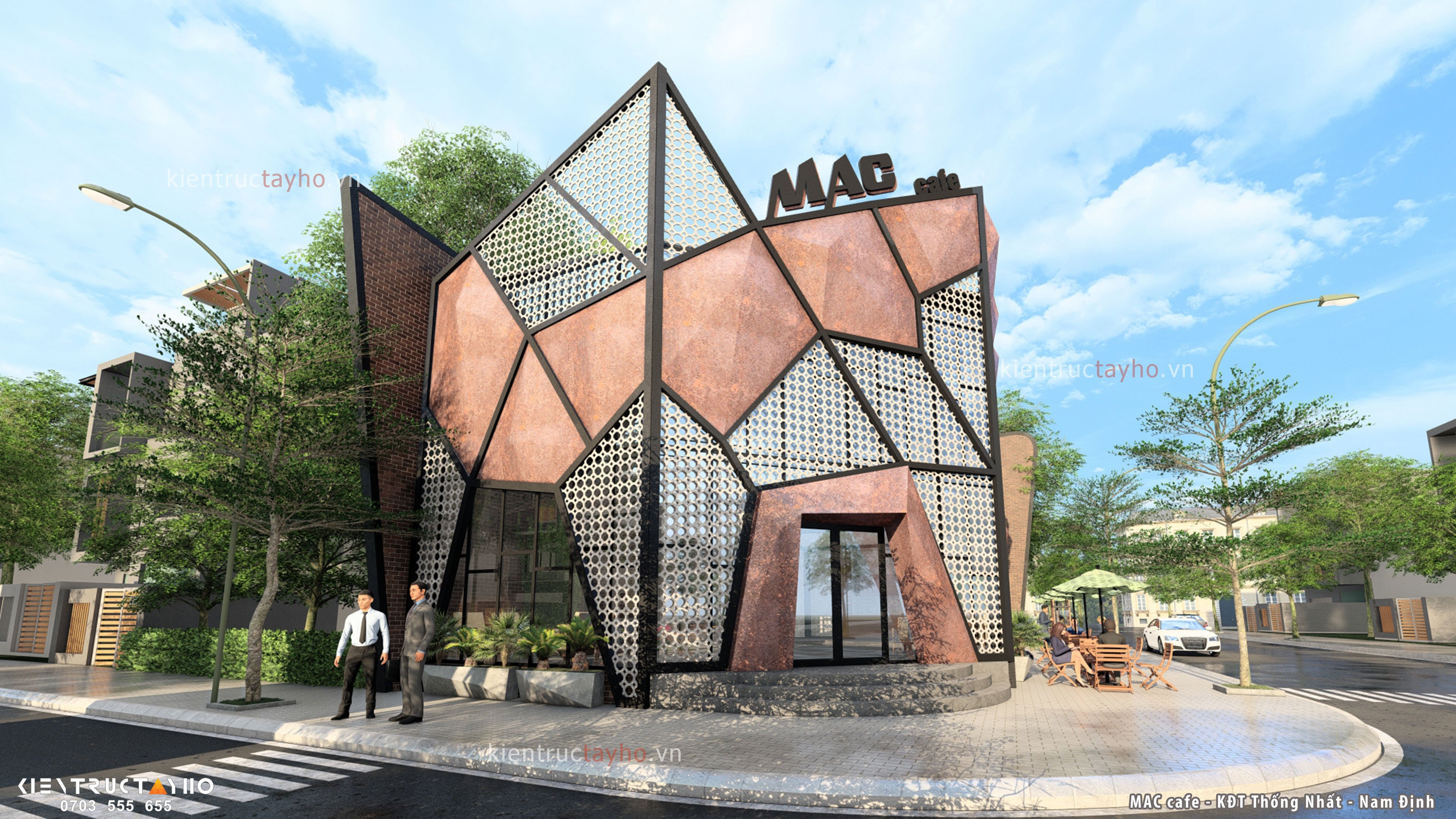 Idea 3426017: Design of a cafe with 2 facades – MAC Cafe Thong Nhat ...