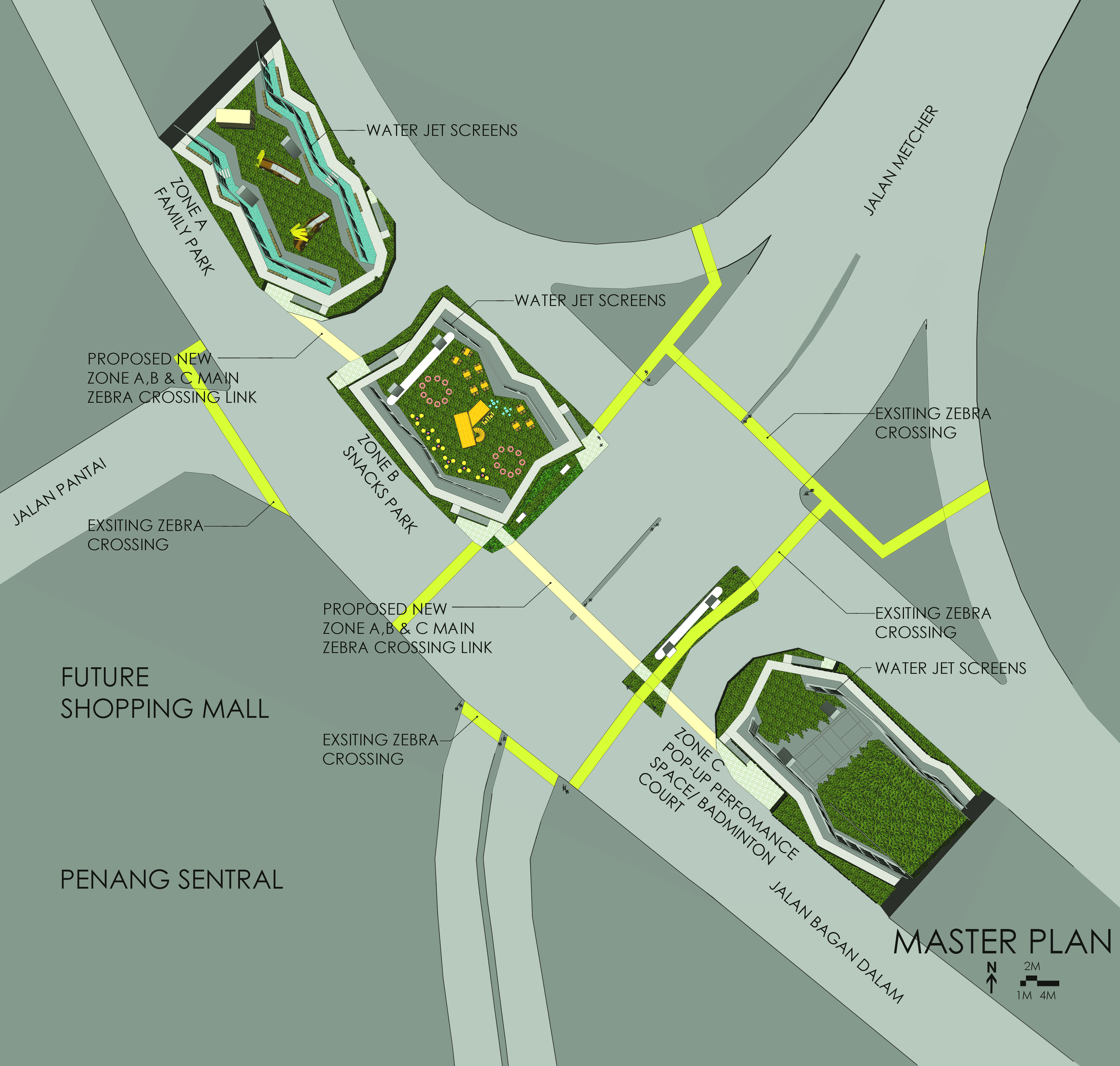Butterworth Outer Ring Road (B.O.R.R.) Urban Public Spaces Below ...