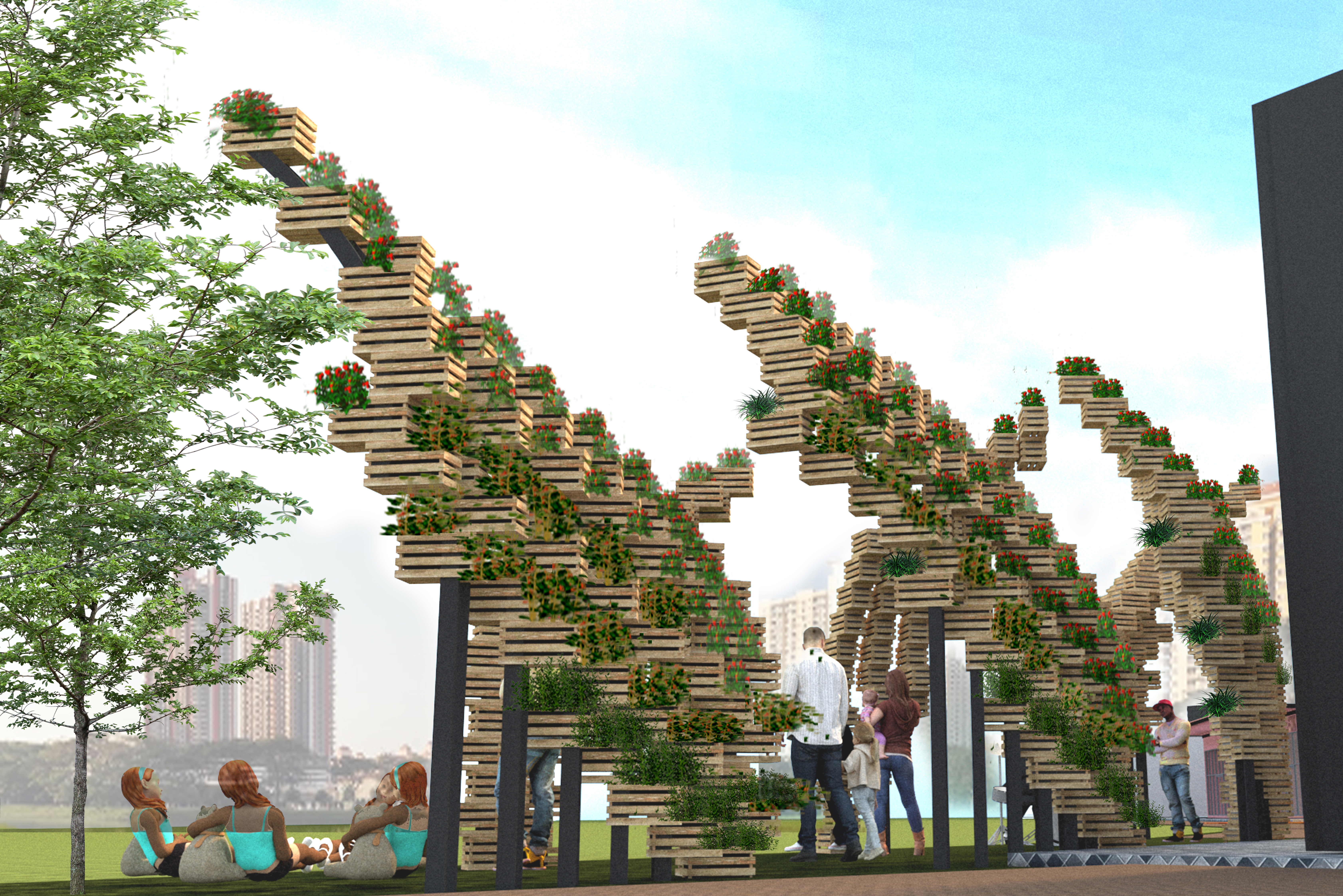 The Urban Farm Pavilion by S.PIN ARCHITECT - Architizer