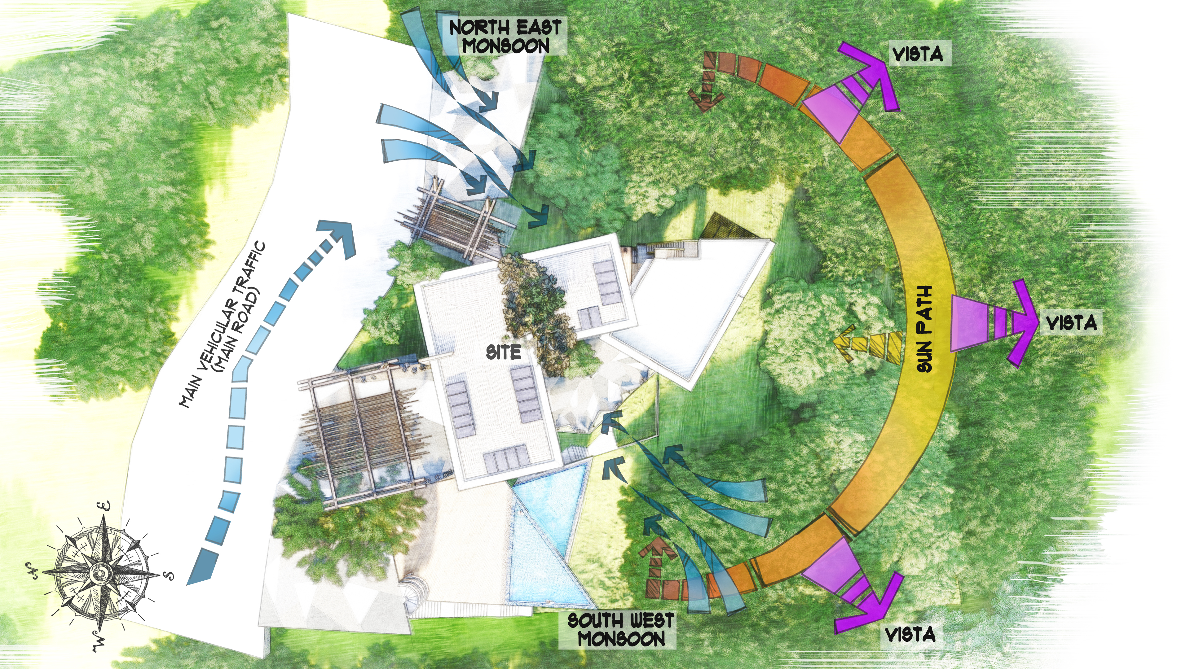 “𝗧𝗛𝗘 𝗧𝗥𝗘𝗘 𝗛𝗢𝗨𝗦𝗘” (Multi Level Residential house) by DST Design + Build ...