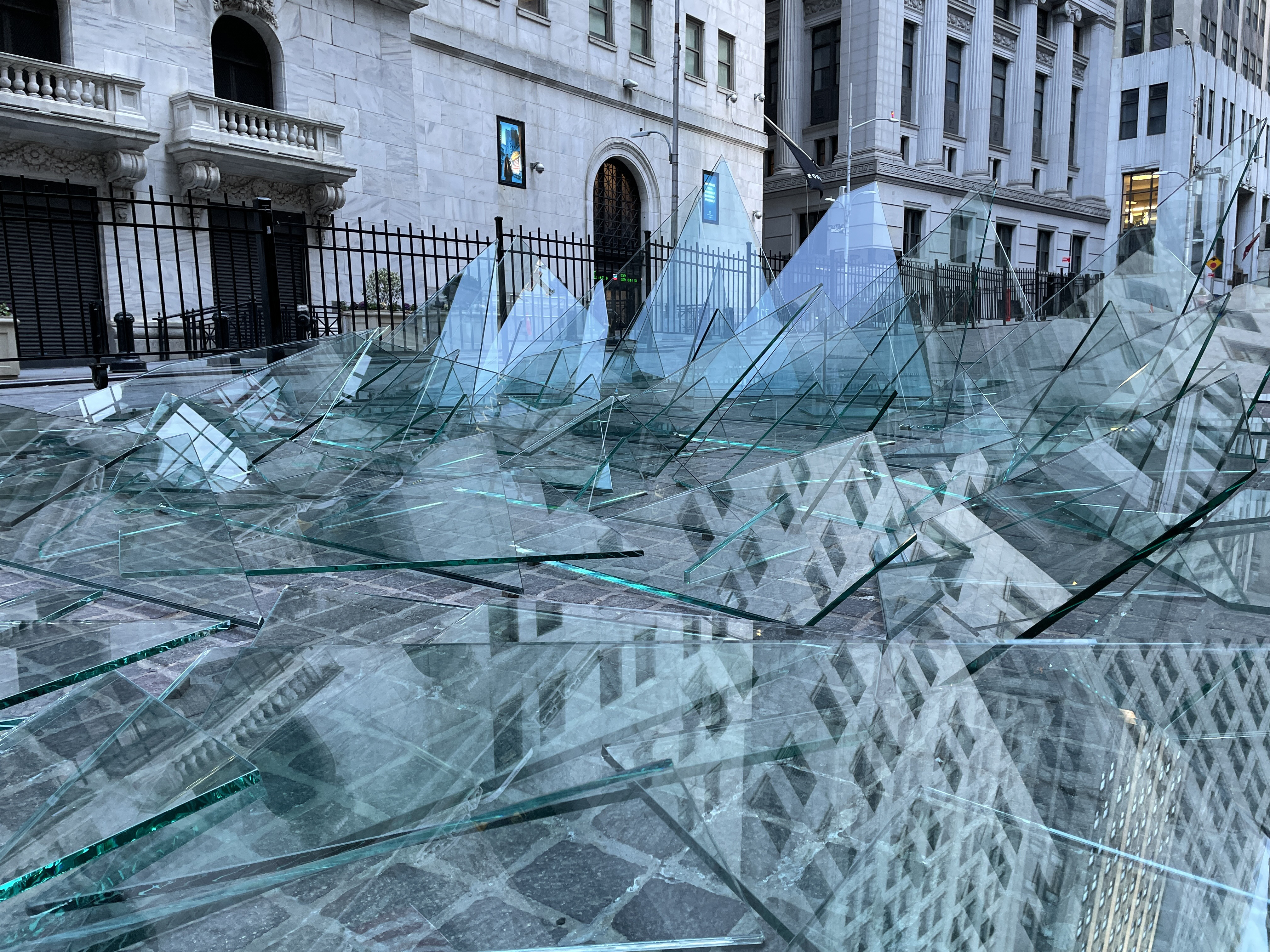 Fearless Girl Broken Glass Ceiling for International Women’s Day by obj ...
