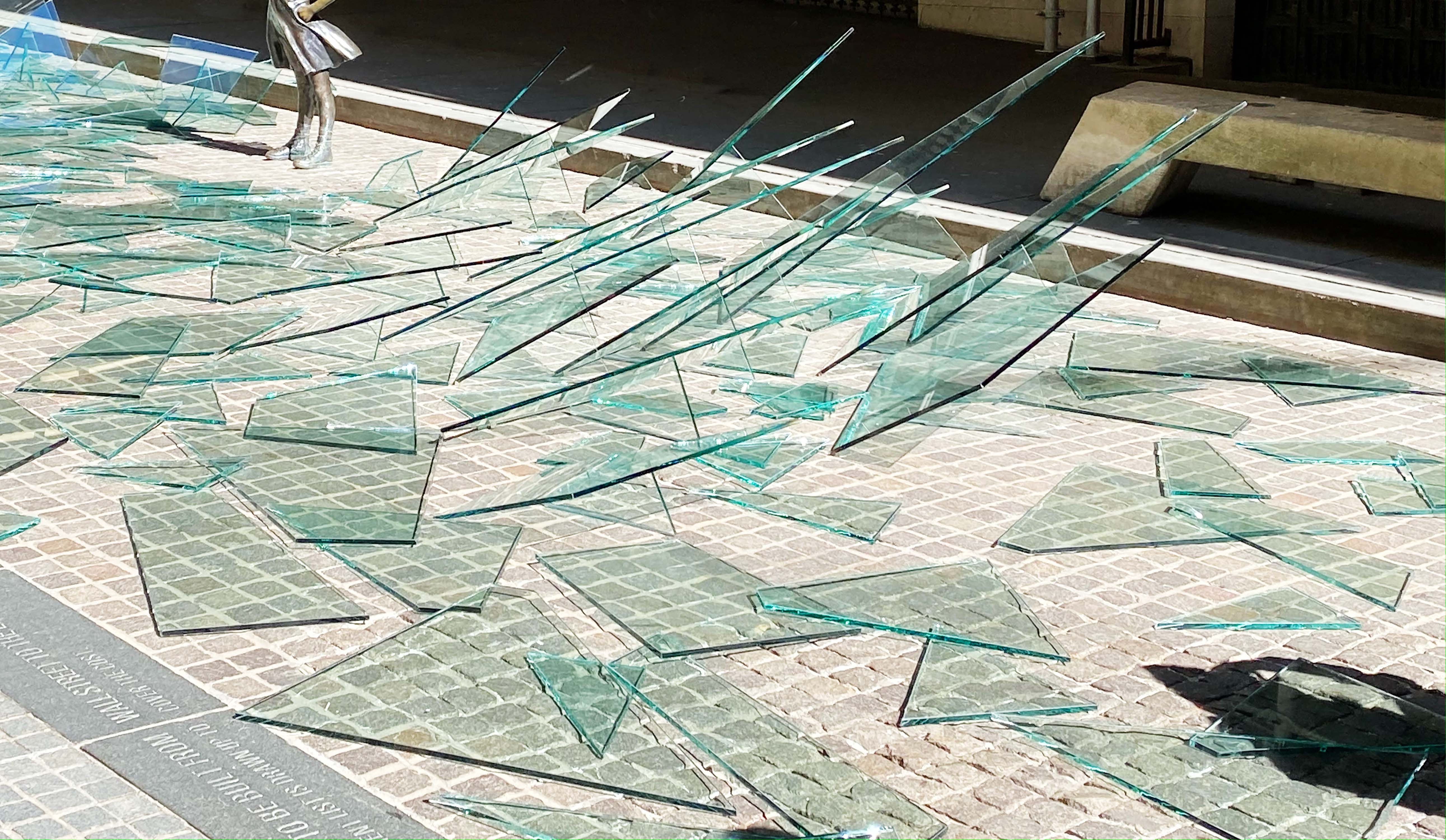 Fearless Girl Broken Glass Ceiling for International Women’s Day by obj ...
