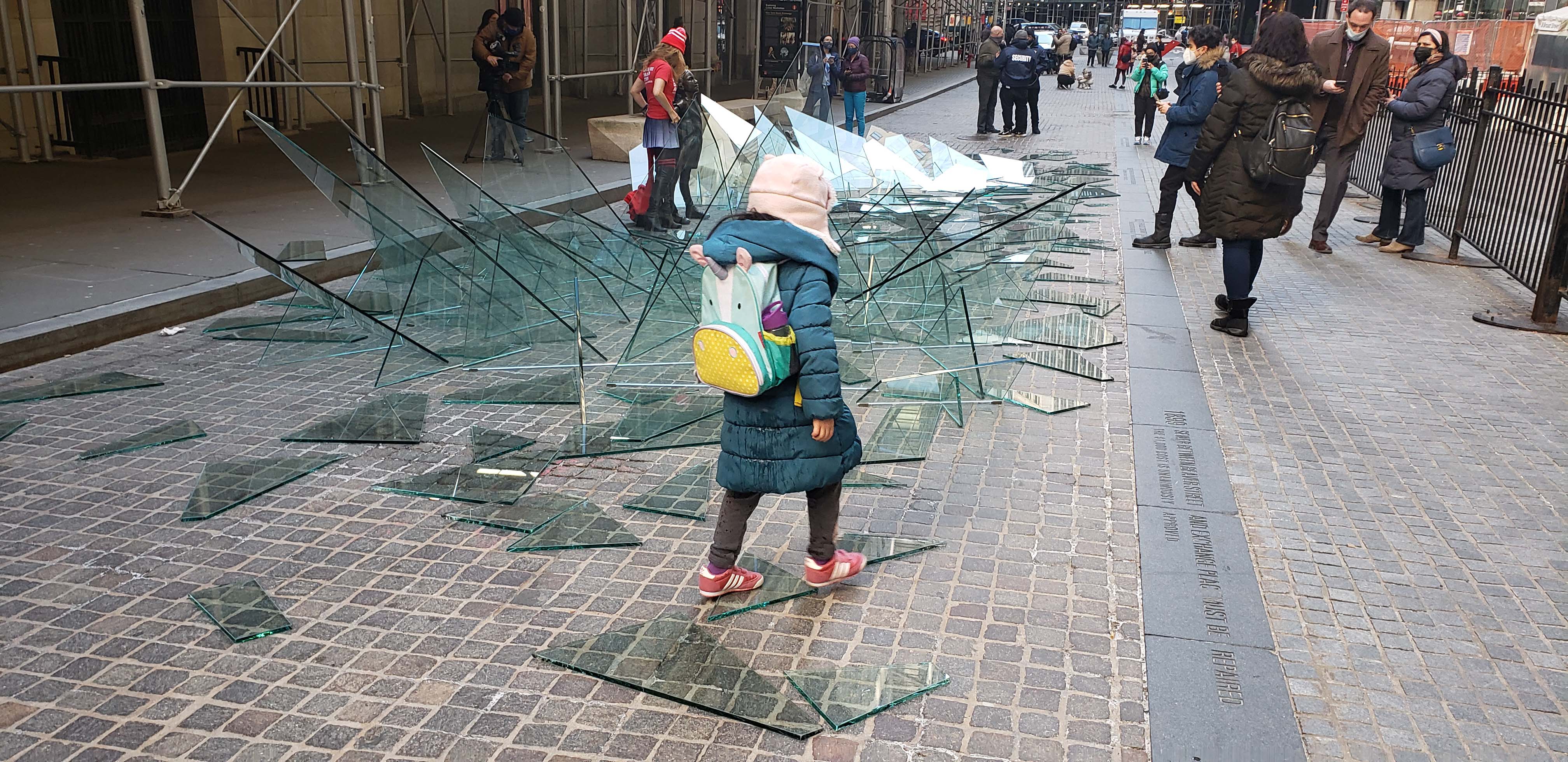 Fearless Girl Broken Glass Ceiling for International Women’s Day by obj ...