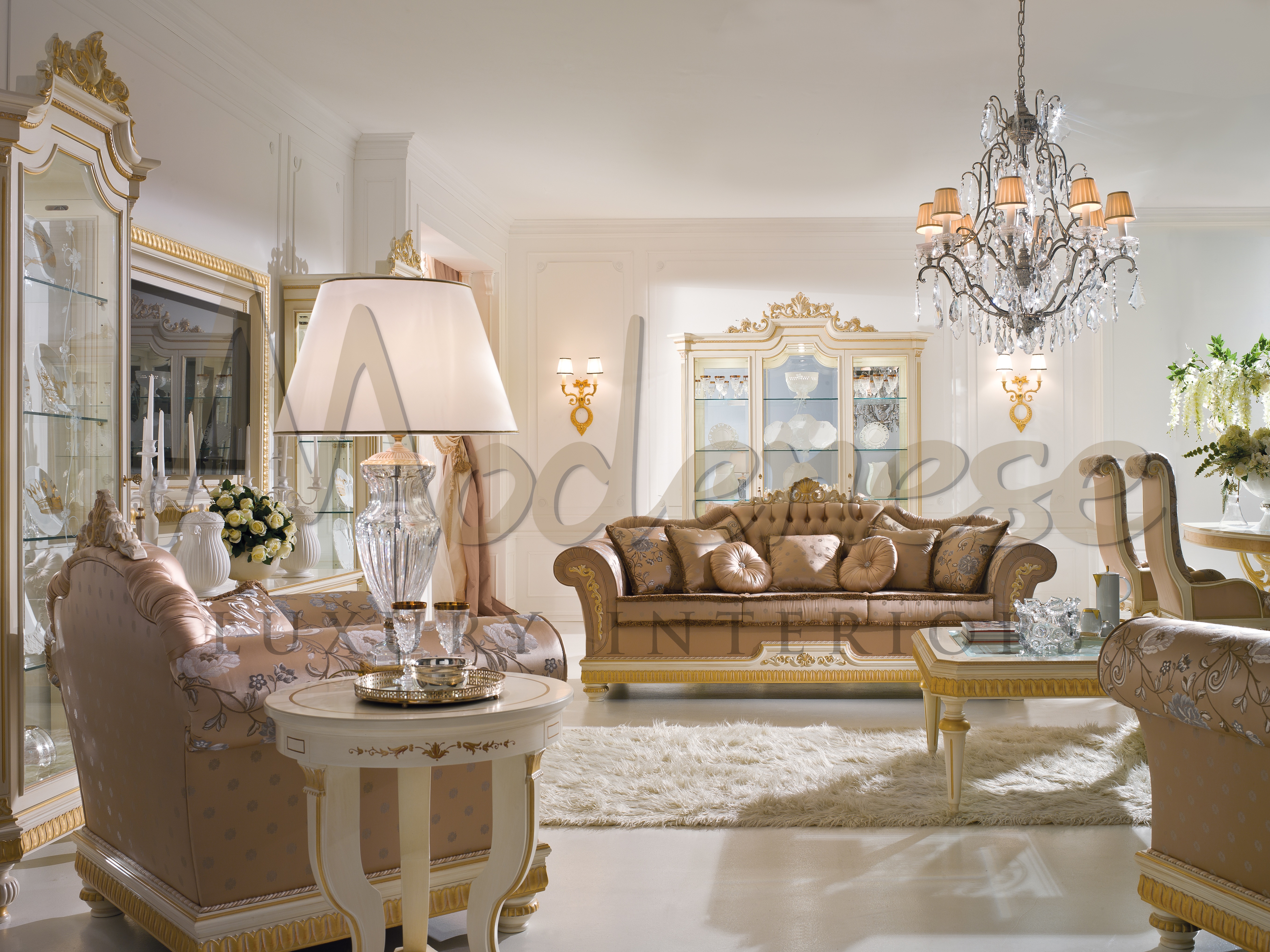 High-end Luxury Living Room Interior by MODENESE Luxury Interiors ...