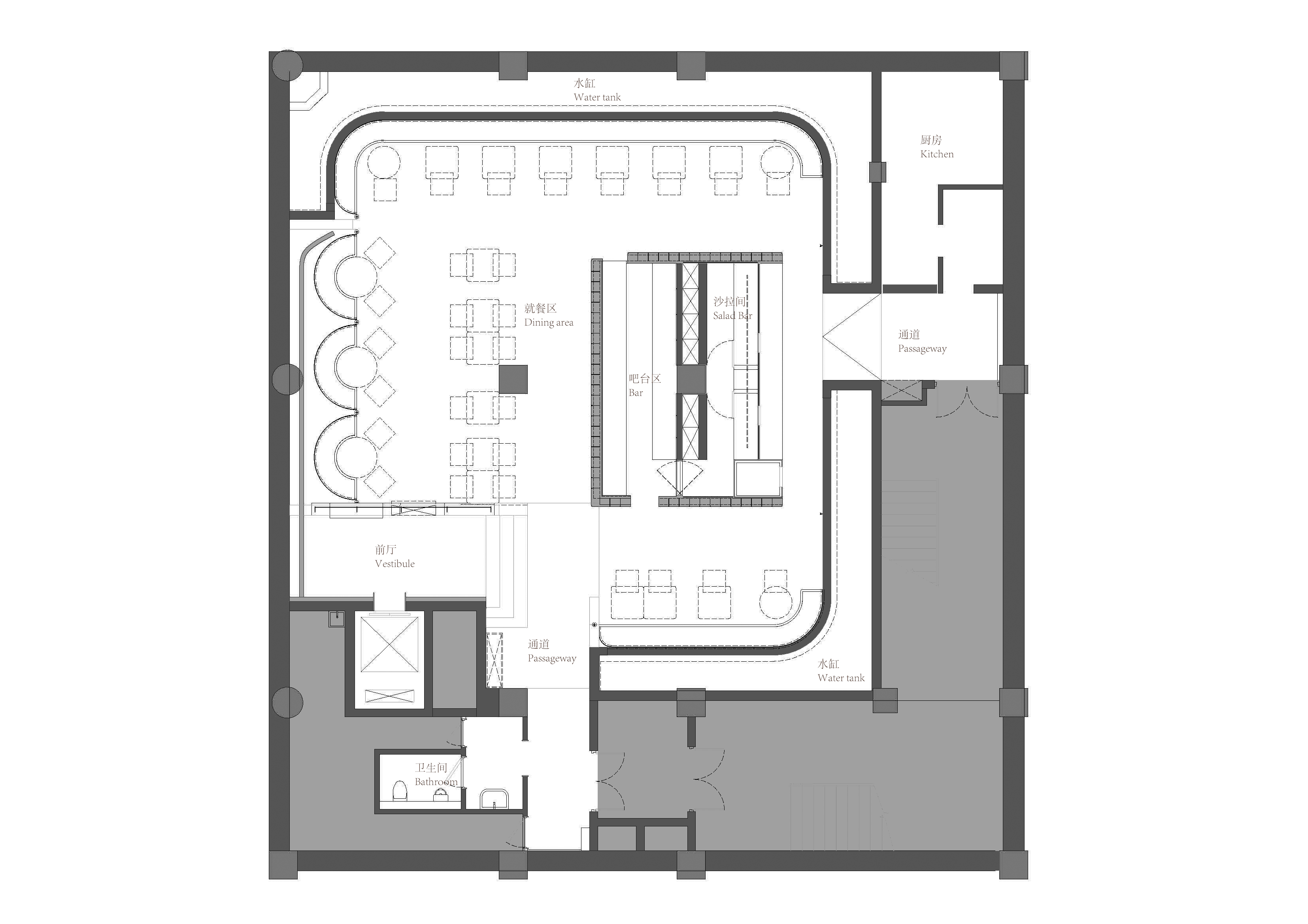 Return Restaurant (Aluohai Plaza, Xiamen) by Return by Return - Architizer