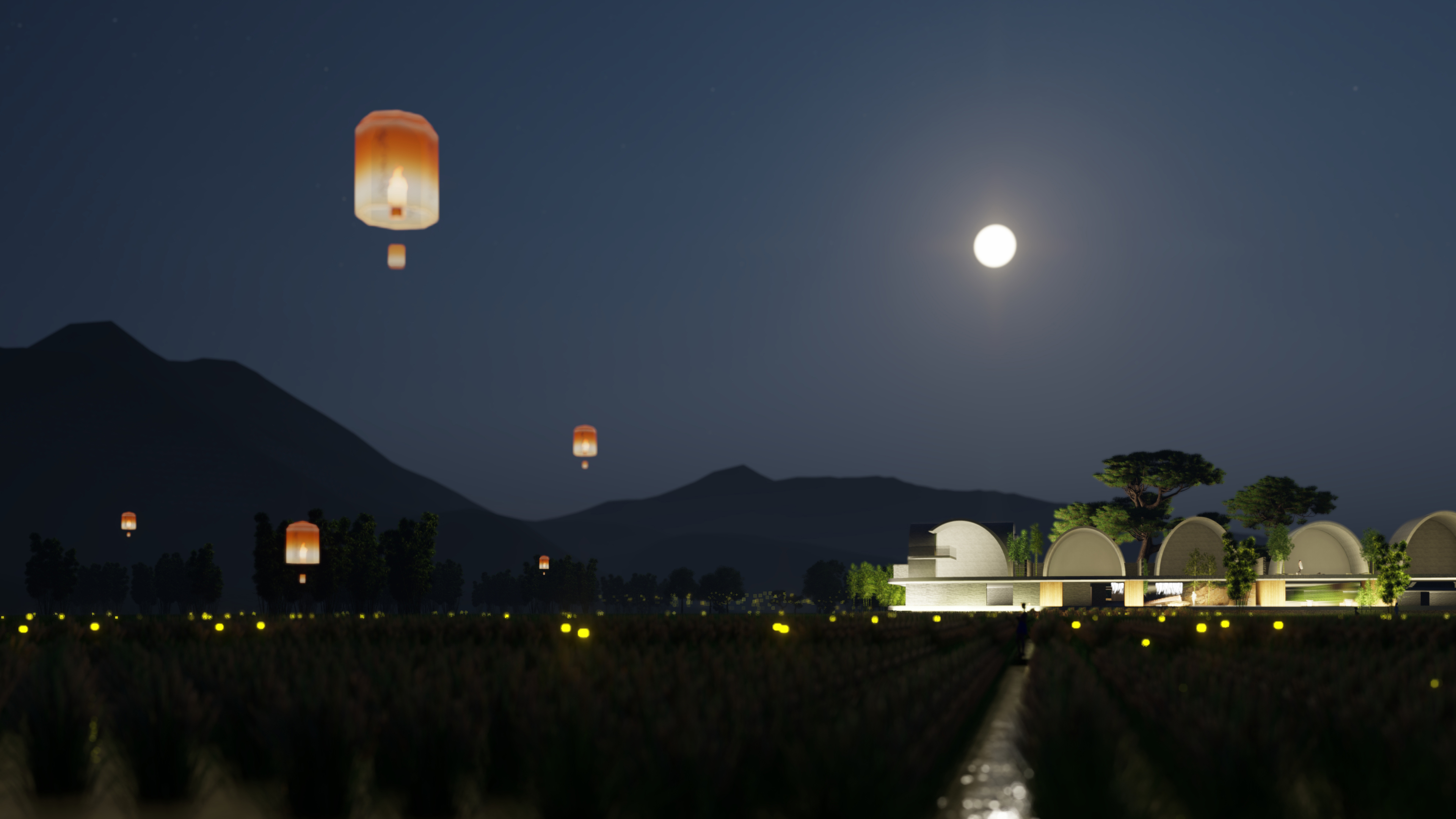 Bamboo Resort Rising from A Paddy Field by Yunchao Xu Atelier Apeiron ...