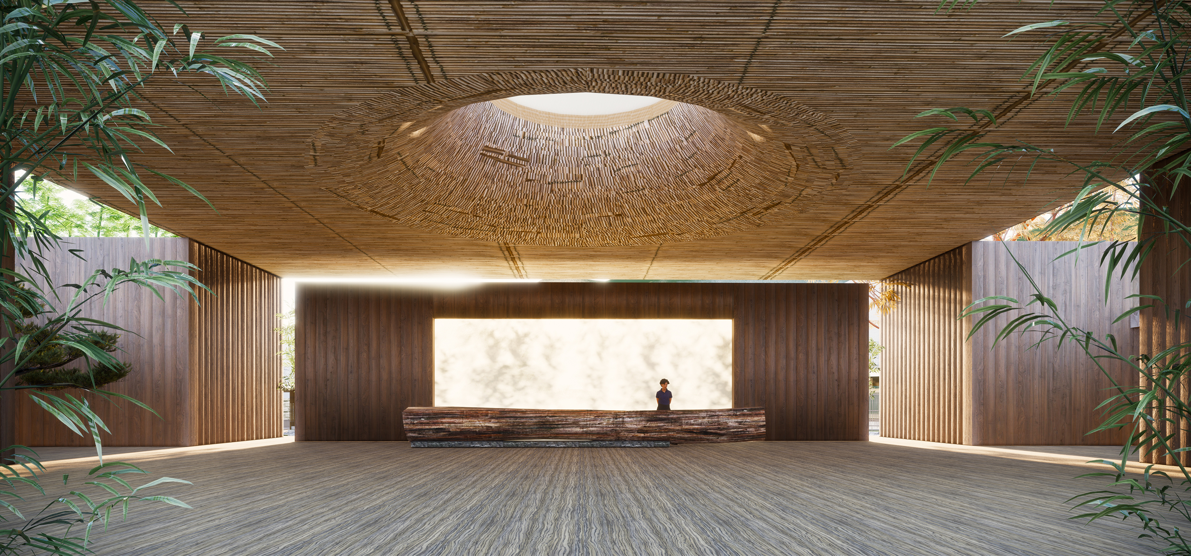 Bamboo Resort Rising from A Paddy Field by Yunchao Xu Atelier Apeiron ...