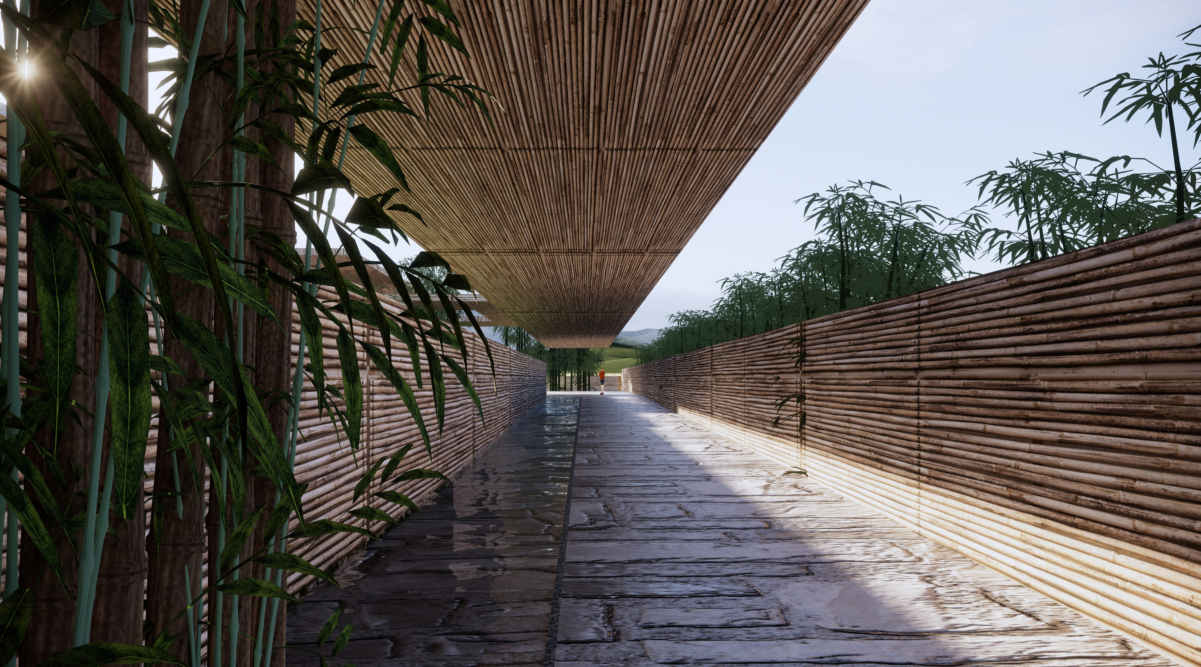 Bamboo Resort Rising from A Paddy Field by Yunchao Xu Atelier Apeiron ...