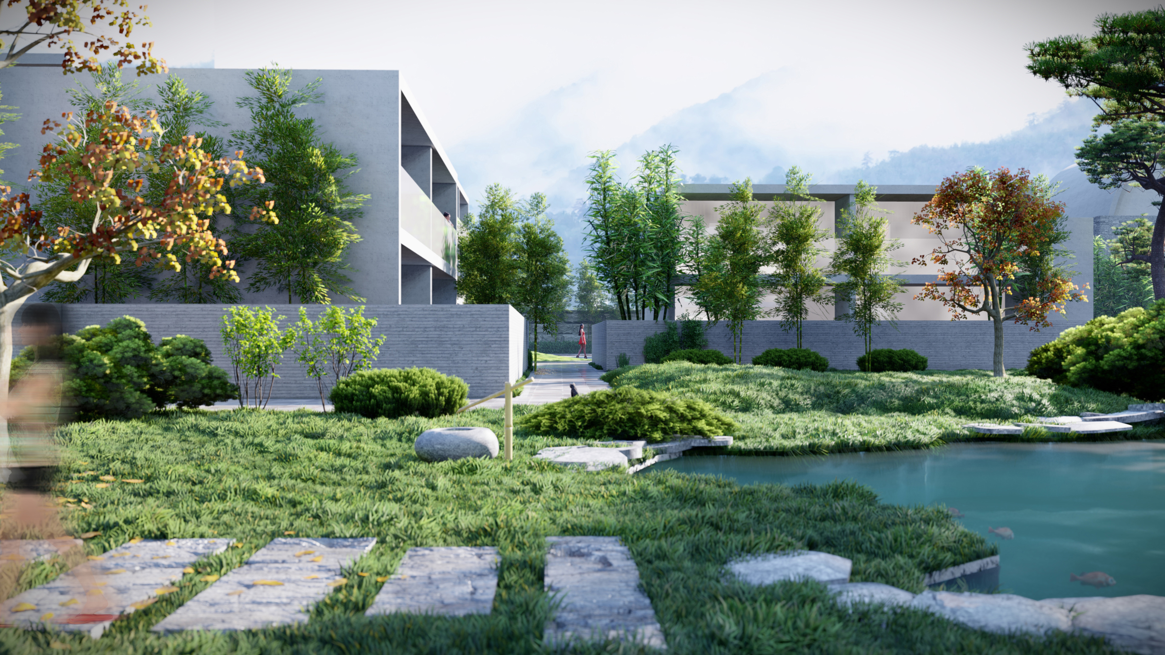 Bamboo Resort Rising from A Paddy Field by Yunchao Xu Atelier Apeiron ...