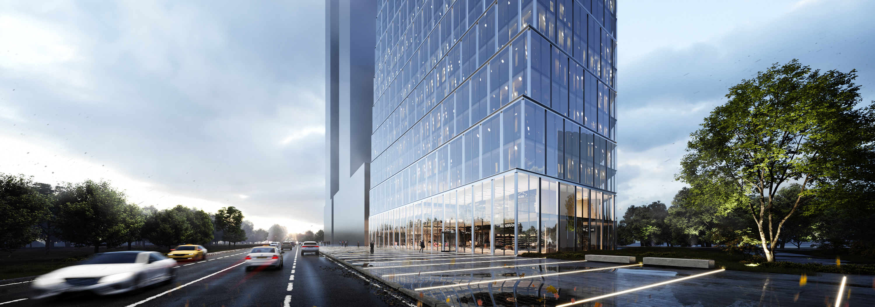 The concept of a business center by IND - Architizer