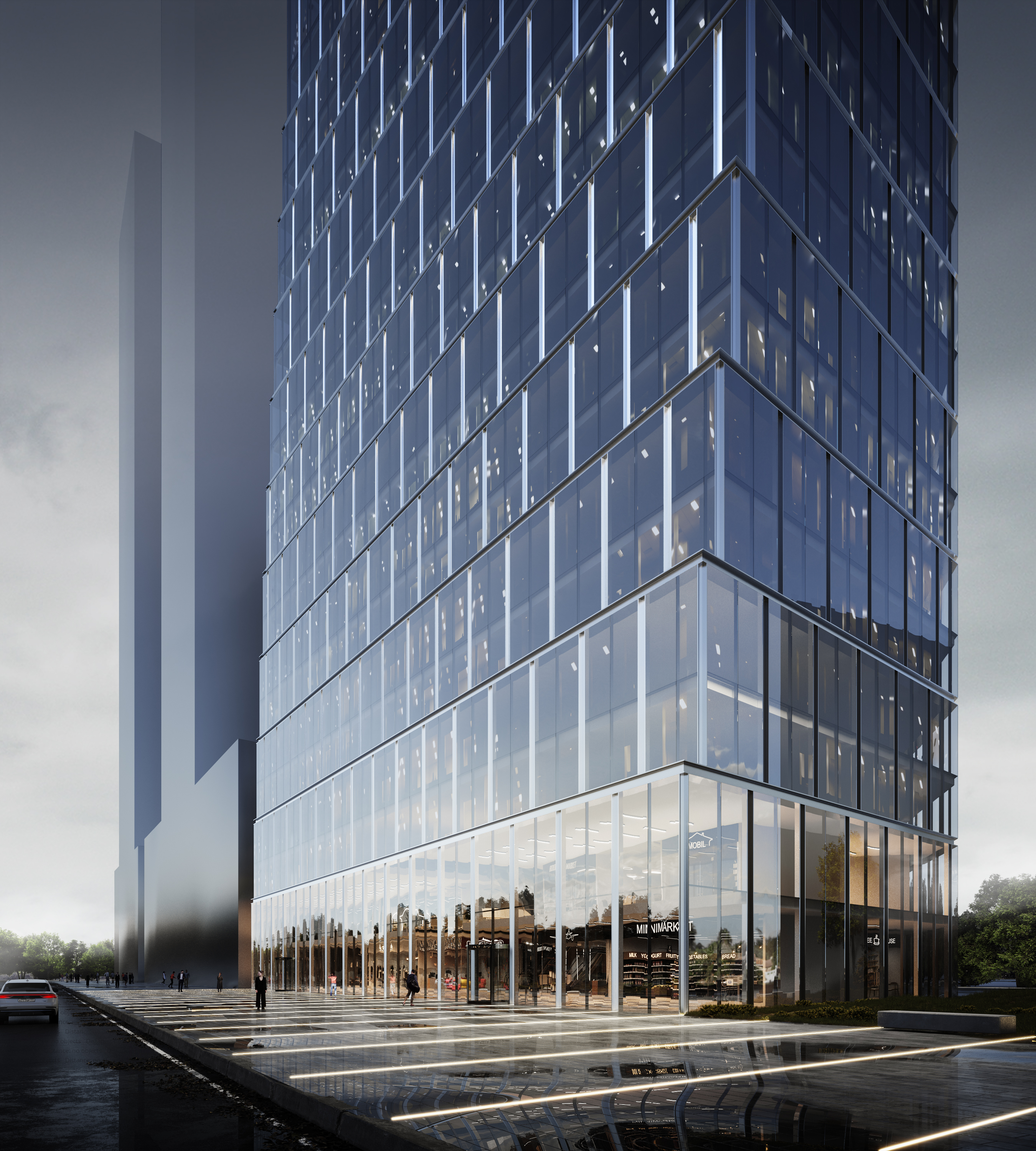 The concept of a business center by IND - Architizer