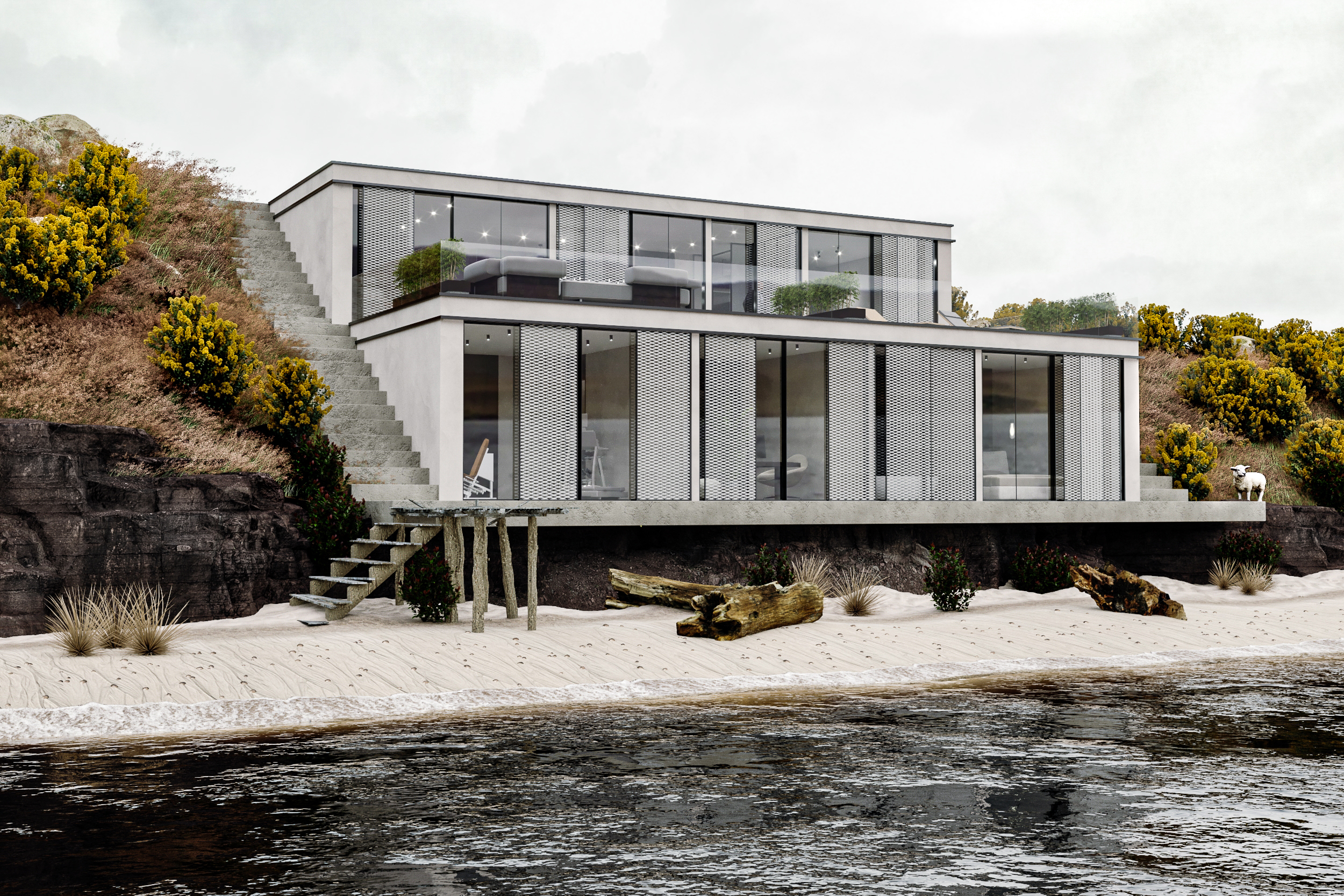 Inverted Hidden House by Hest - Architizer