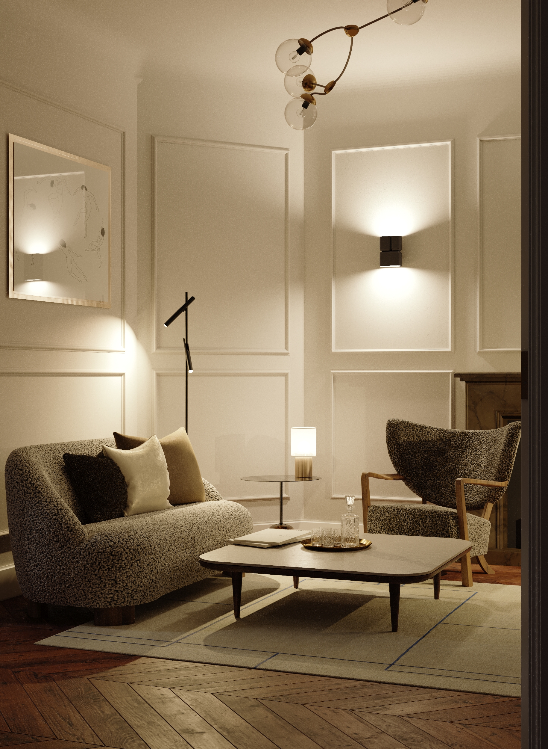 Classy living room by Hest - Architizer