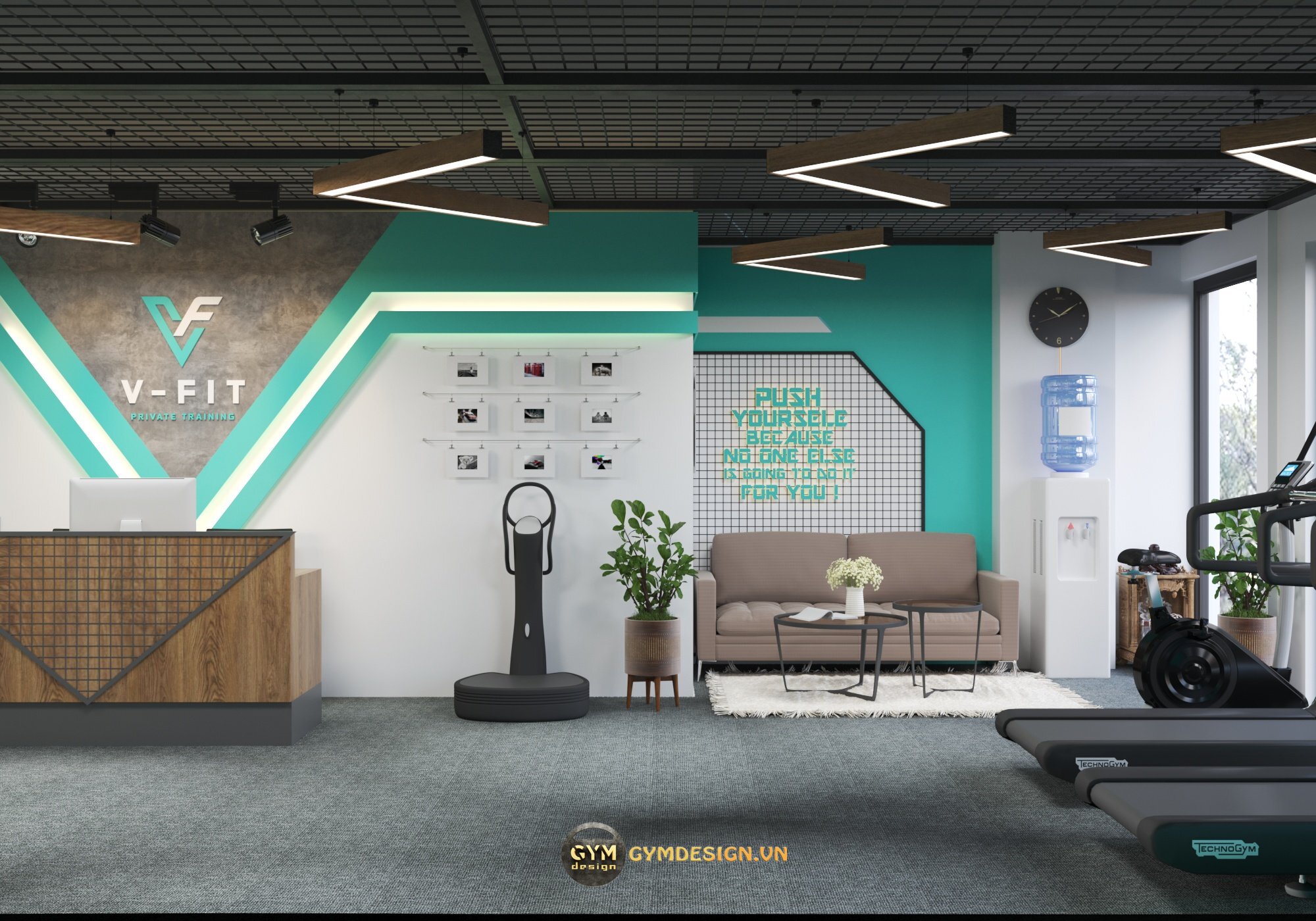 VFIT Private Training by GYMdesign - Fitness Center 3D - Architizer