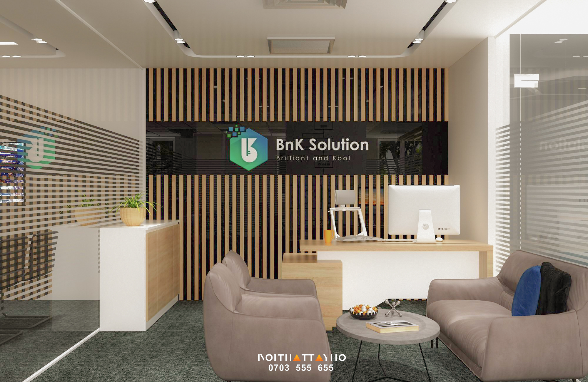 Office Design BnK Solution by Tay Ho Furniture - Architizer