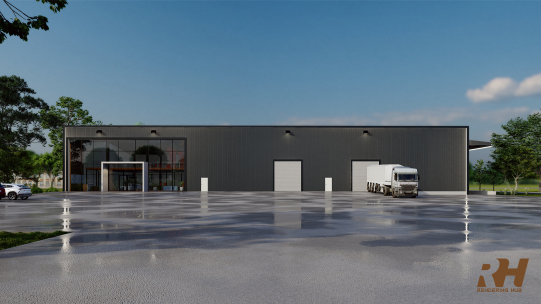 Warehouse Design by Rendering Hub - Architizer