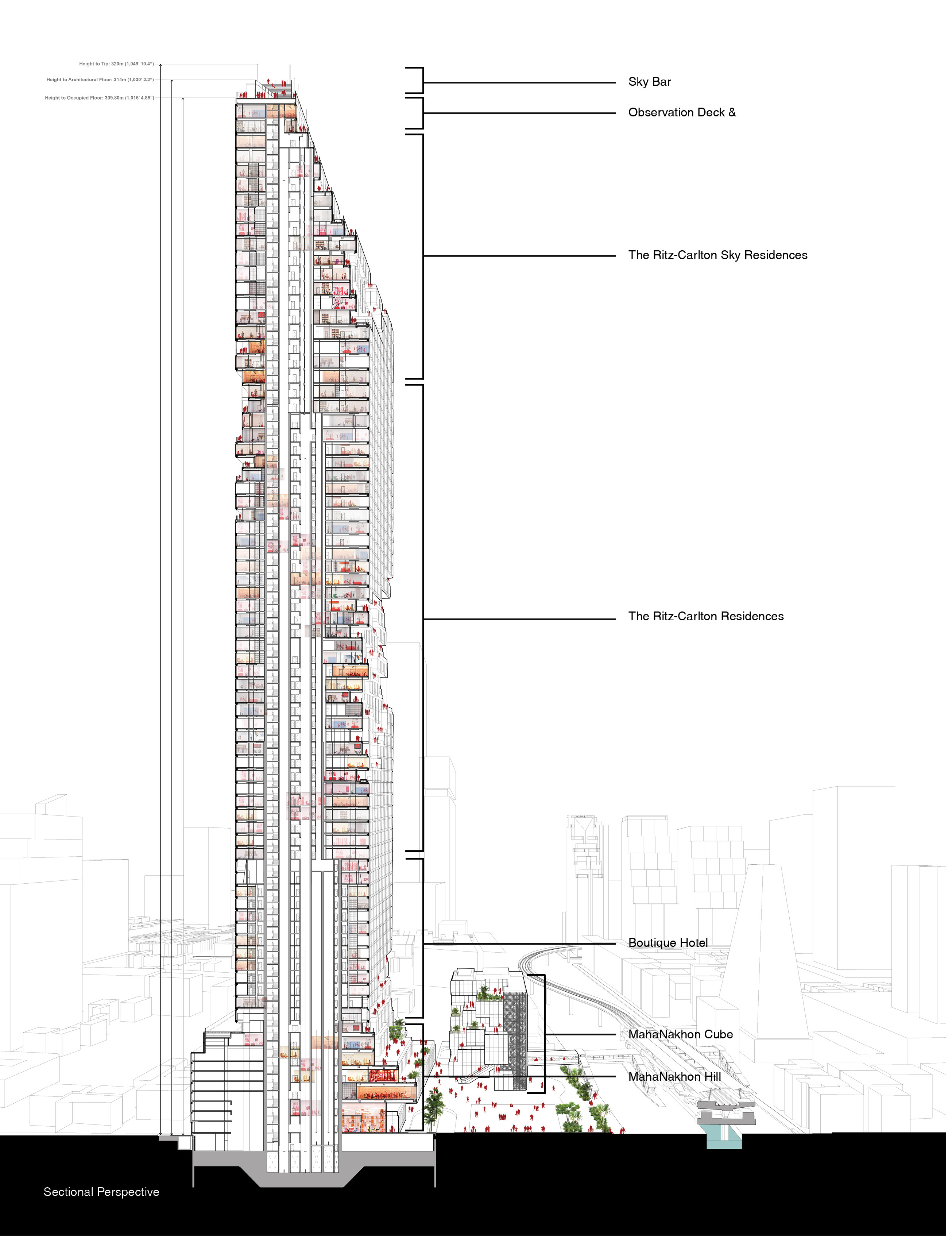 MahaNakhon by Büro Ole Scheeren - Architizer
