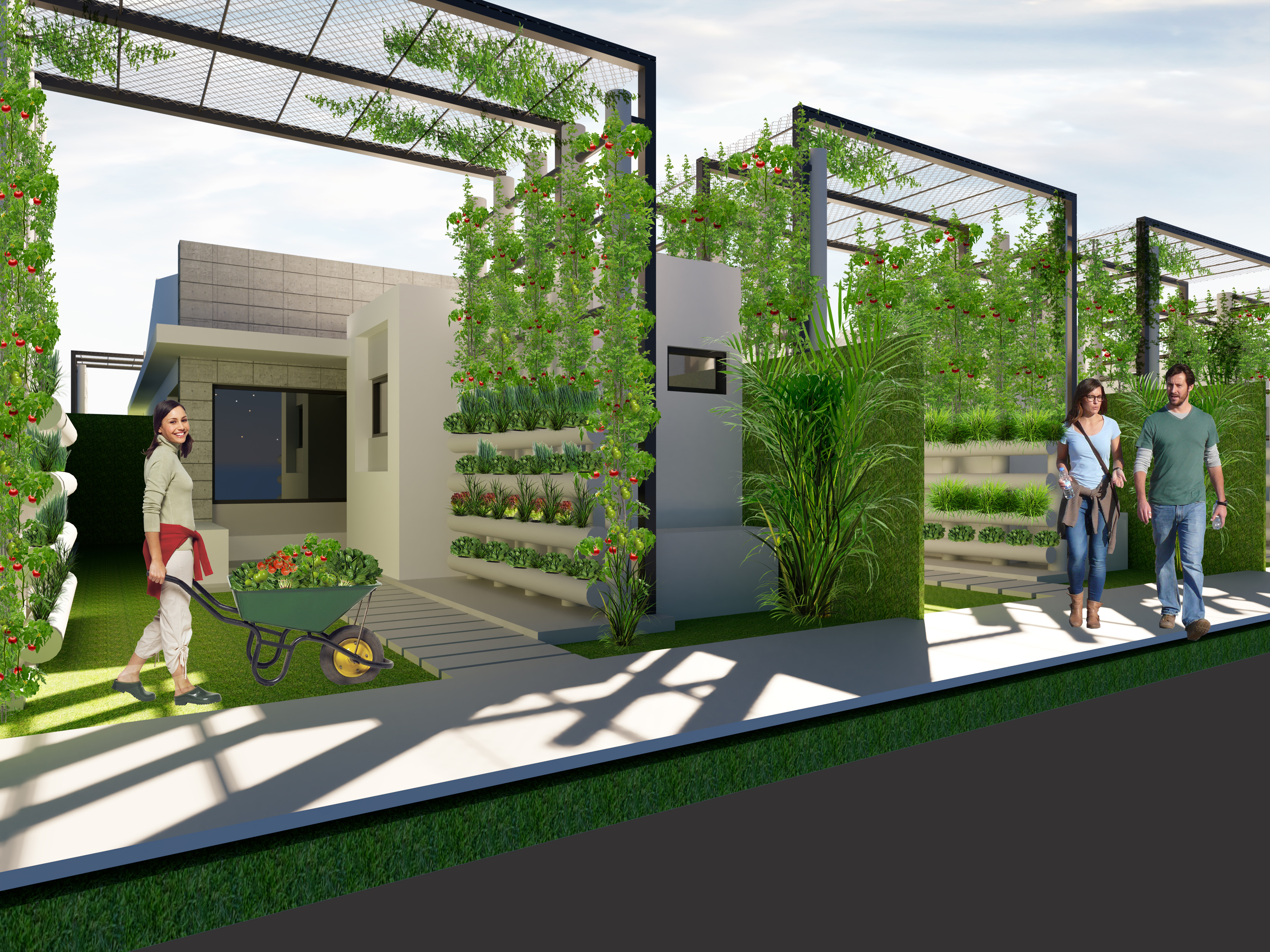 AFFORDABLE BIO-HOUSES by Arquitectura Yngrid Echalar Gutierrez - Architizer