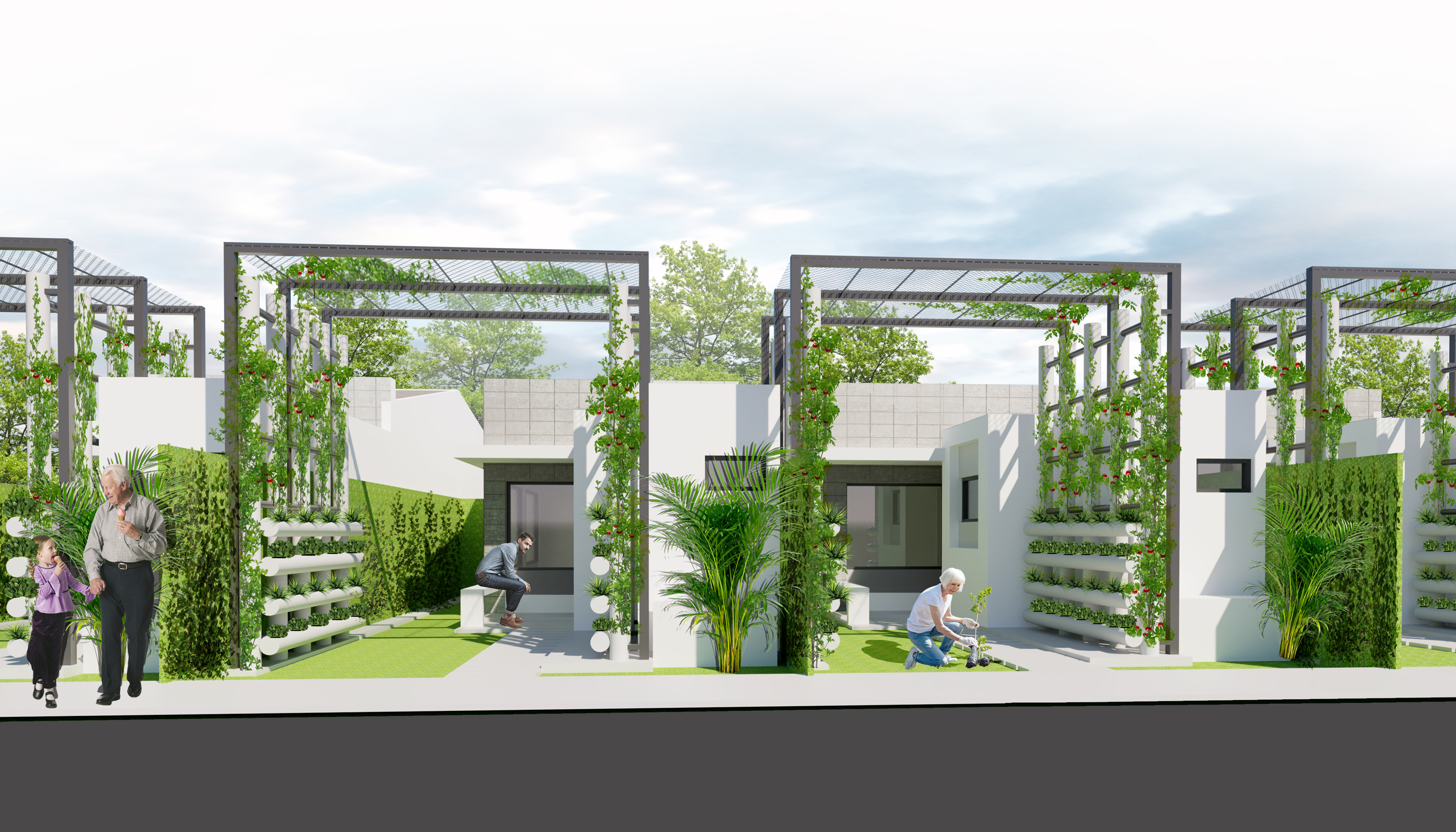 AFFORDABLE BIO-HOUSES by Arquitectura Yngrid Echalar Gutierrez - Architizer