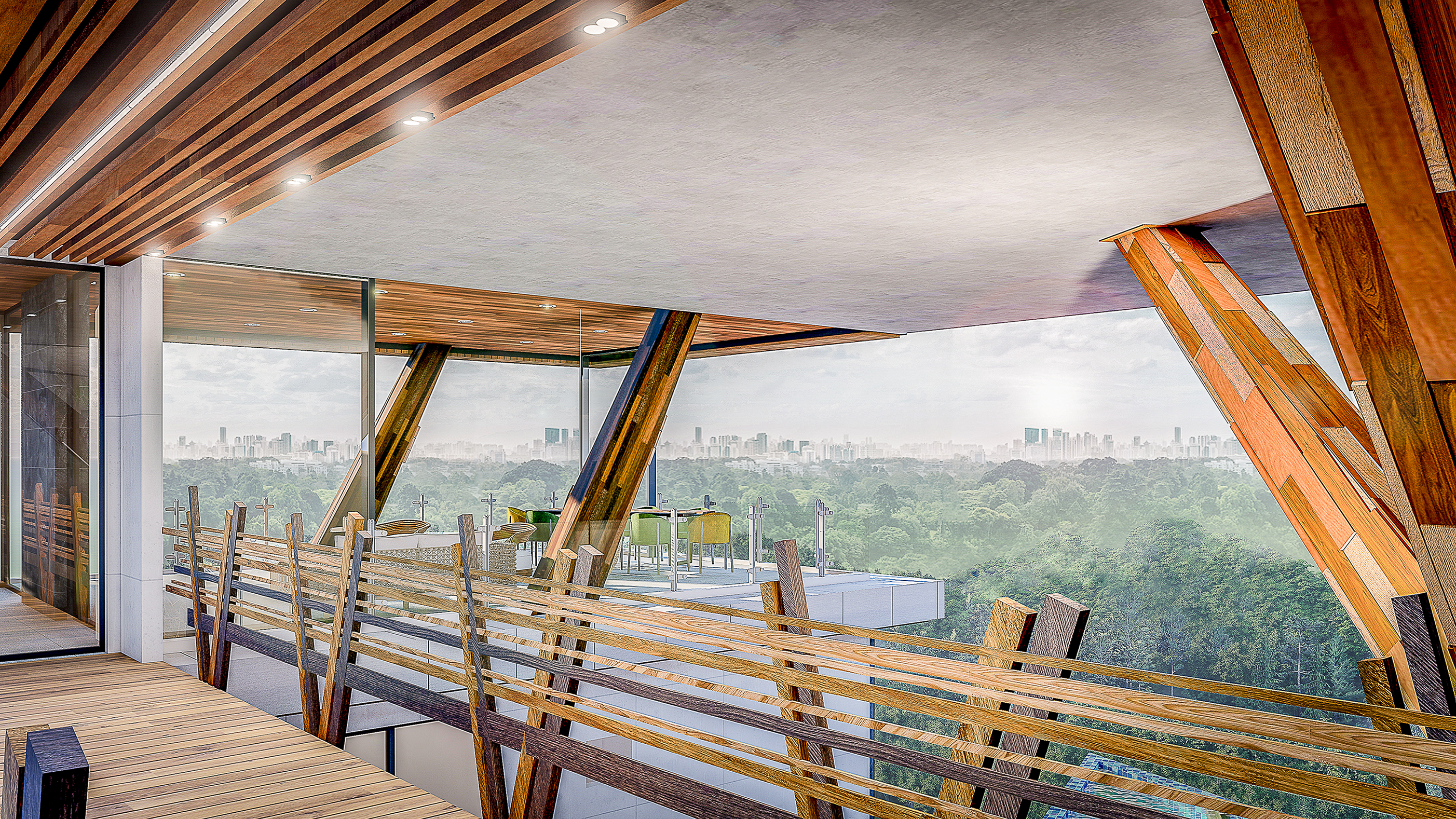 “𝗧𝗛𝗘 𝗧𝗥𝗘𝗘 𝗛𝗢𝗨𝗦𝗘” (Multi Level Residential house) by DST Design + Build ...