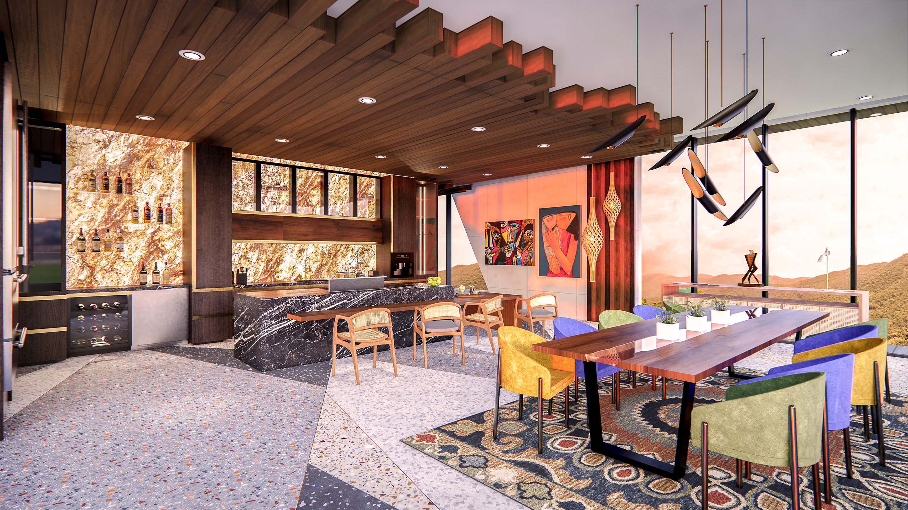 “𝗧𝗛𝗘 𝗧𝗥𝗘𝗘 𝗛𝗢𝗨𝗦𝗘” (Multi Level Residential house) by DST Design + Build ...