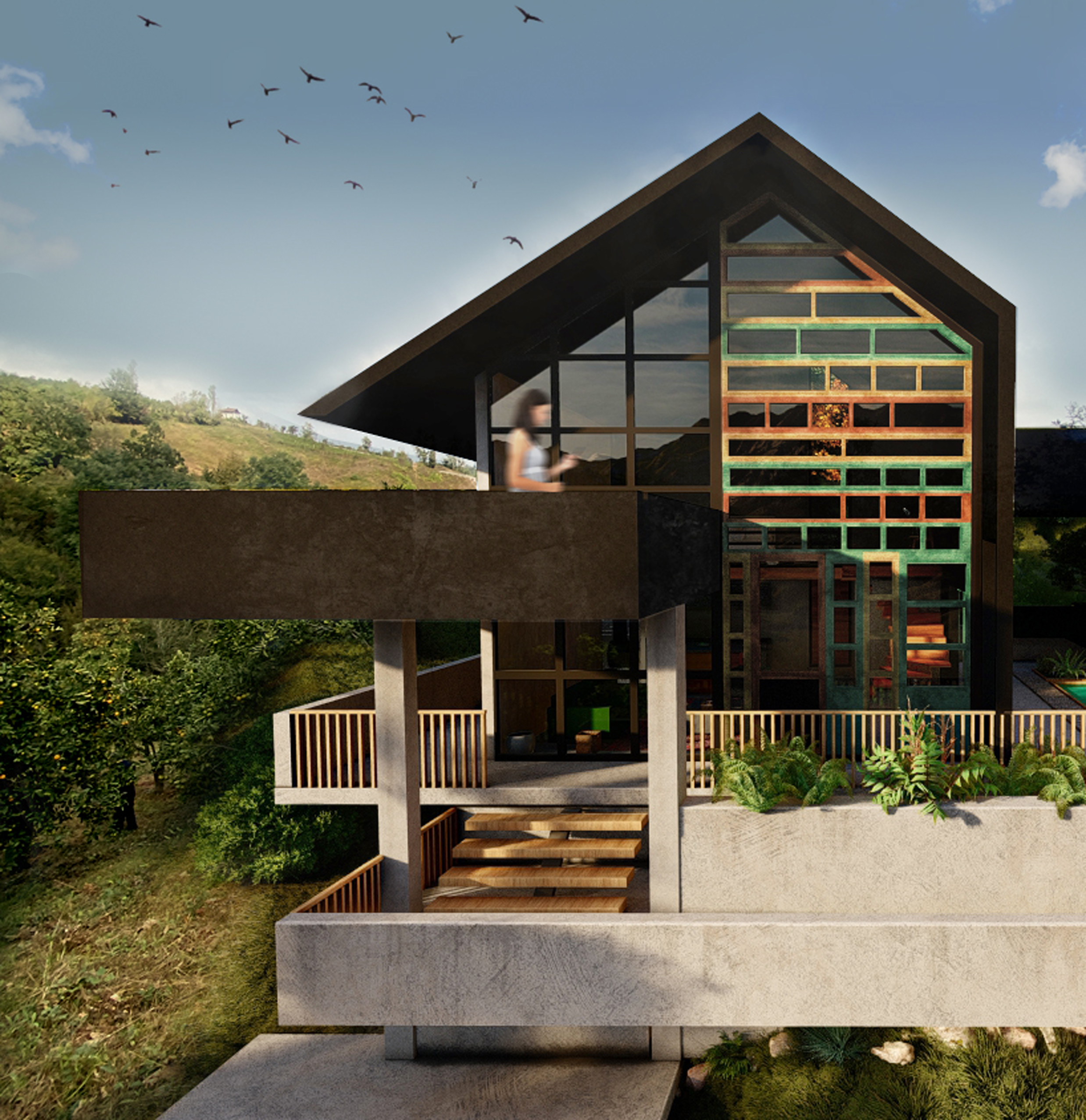 The Forty-Window Villa by Asooarch Company - Architizer