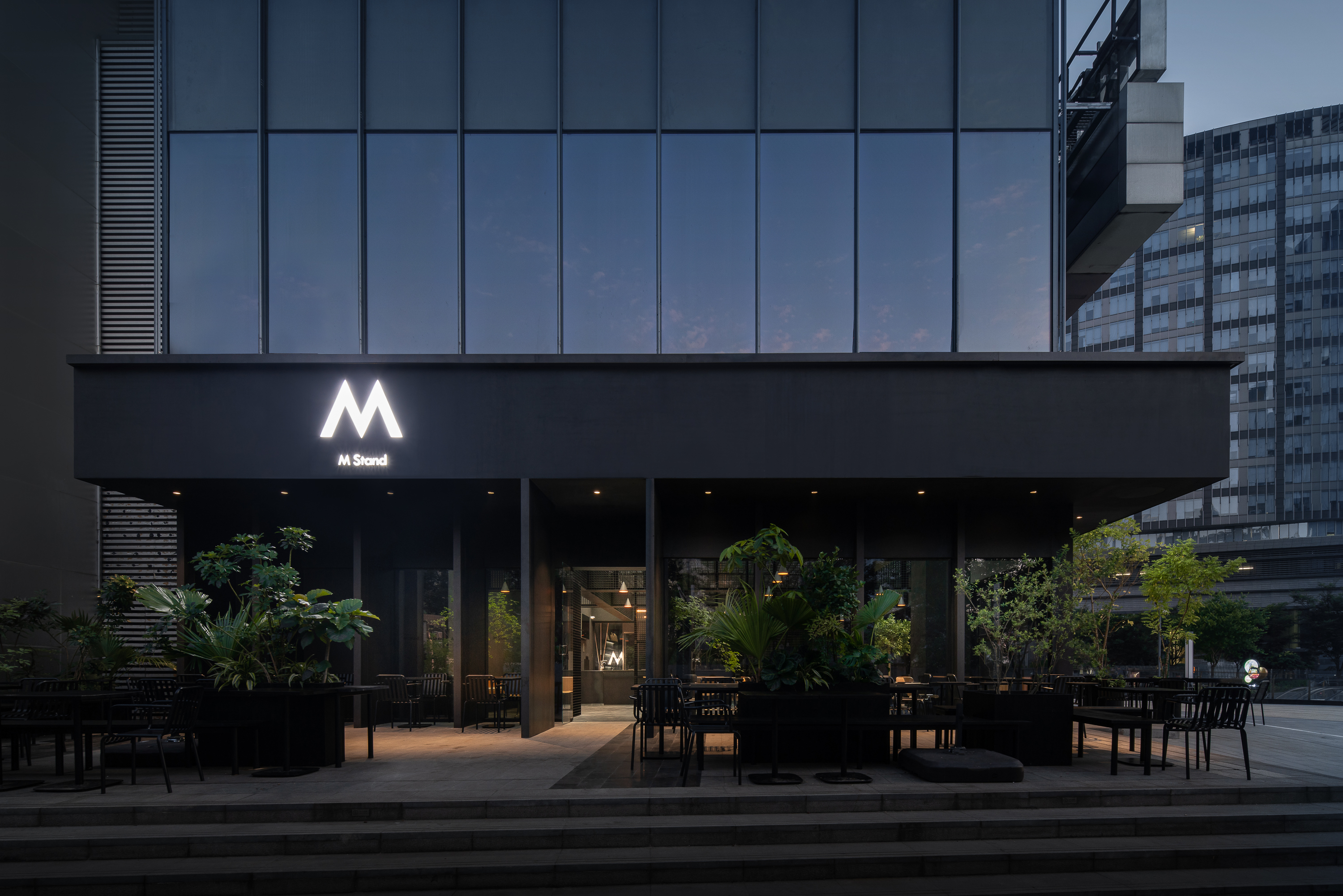 M Stand, coffee shop in Poly Sunny Walk by Dazhou And Associates ...