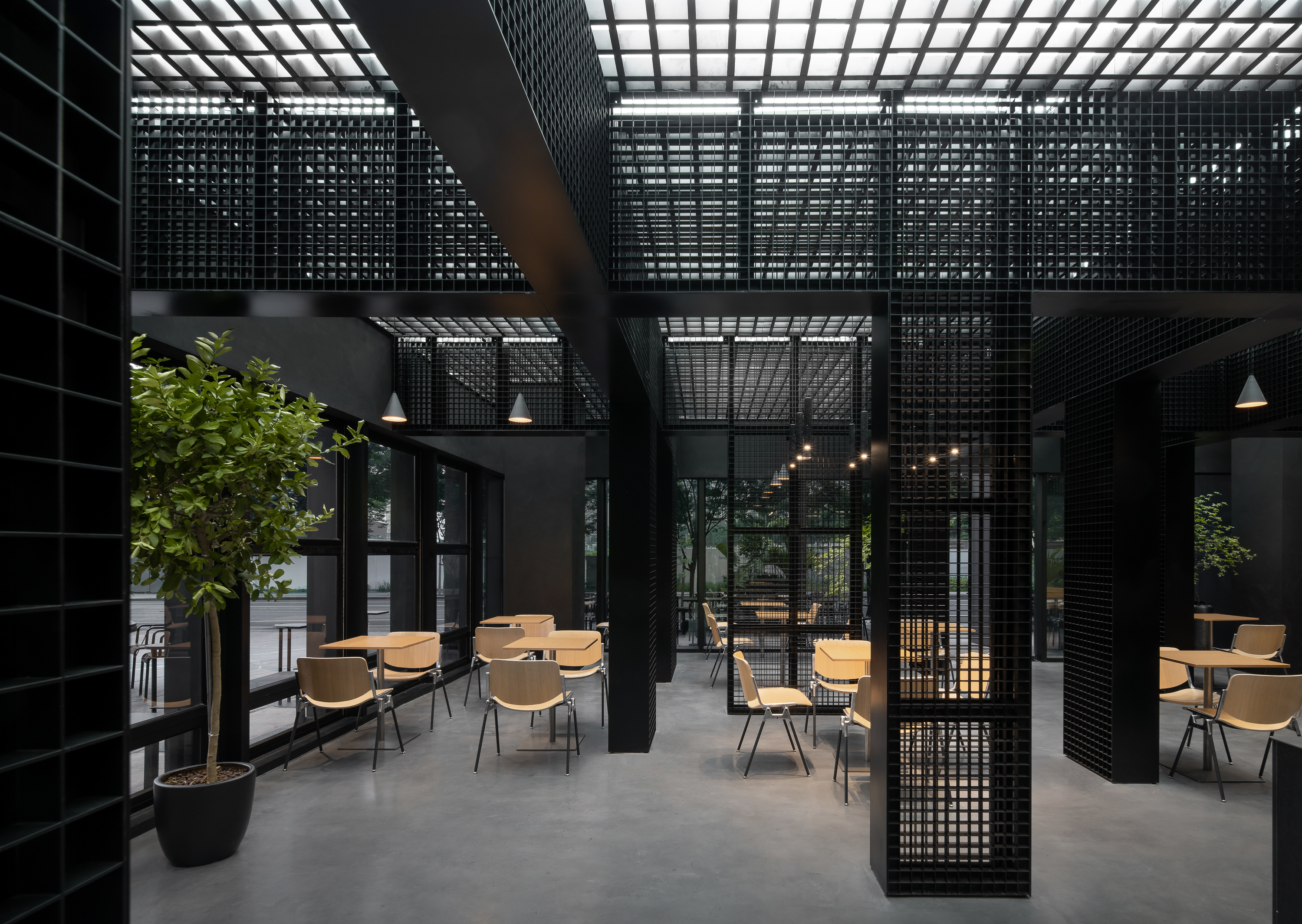 M Stand, coffee shop in Poly Sunny Walk by Dazhou And Associates ...