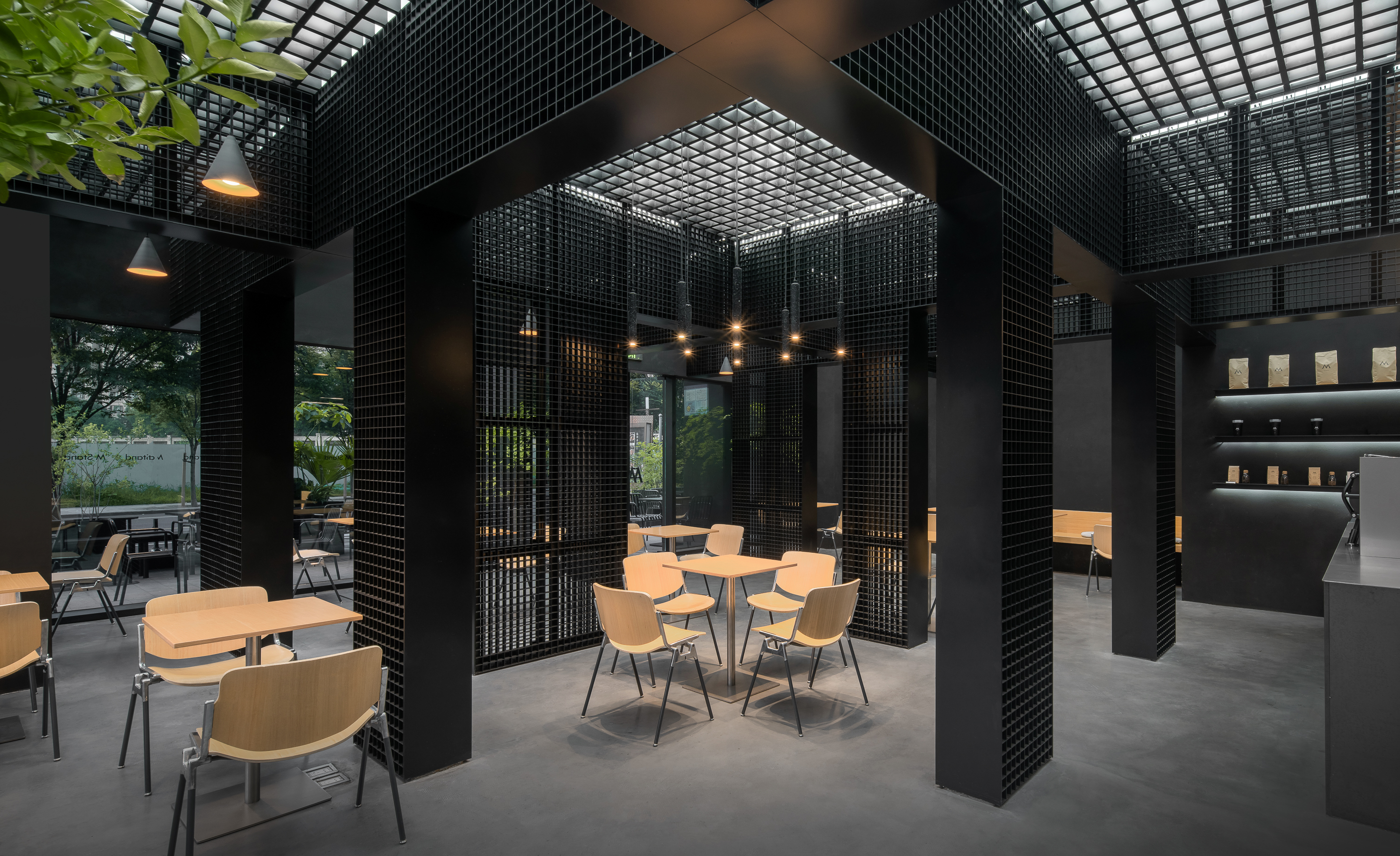 M Stand, coffee shop in Poly Sunny Walk by Dazhou And Associates ...
