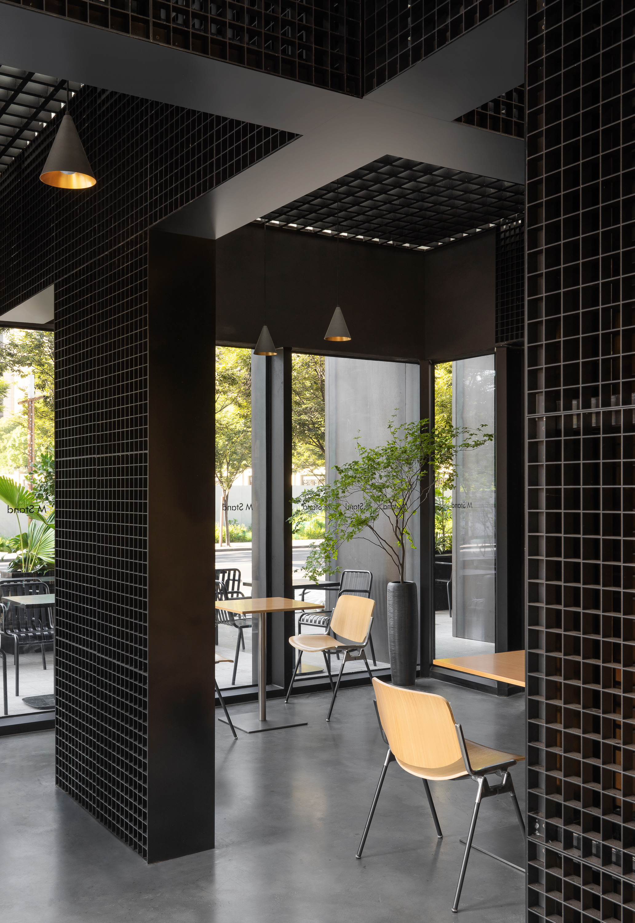 M Stand, coffee shop in Poly Sunny Walk by Dazhou And Associates ...