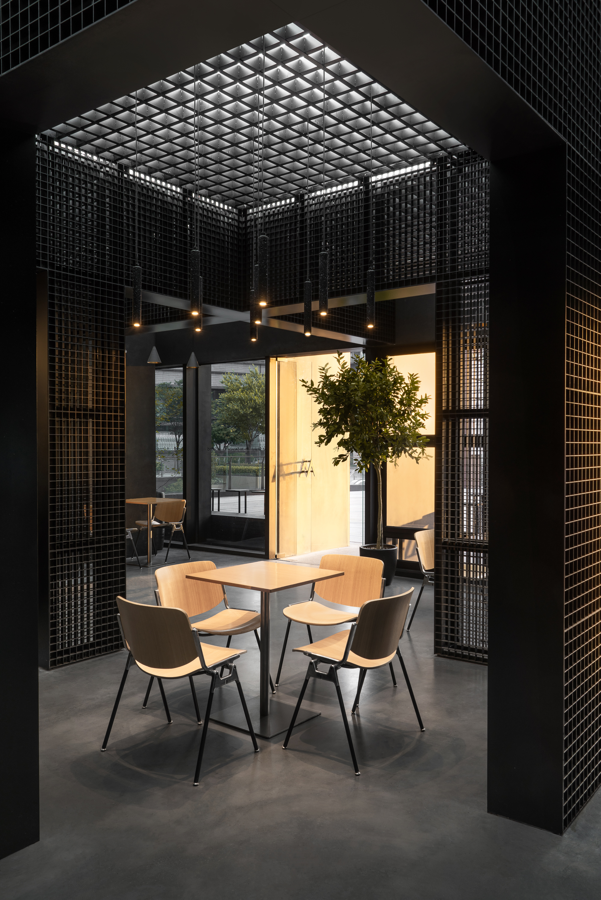 M Stand, coffee shop in Poly Sunny Walk by Dazhou And Associates ...