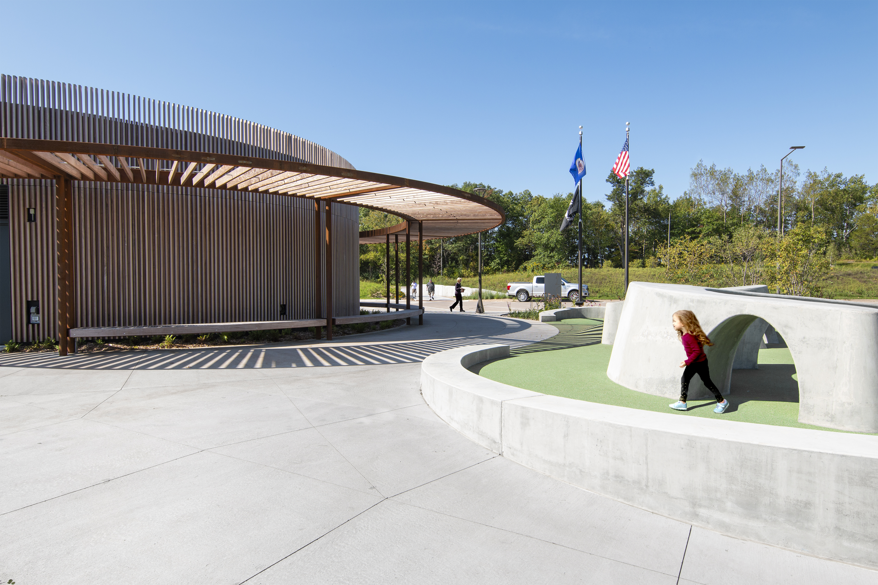 Goose Creek Safety Rest Area by VJAA - Architizer