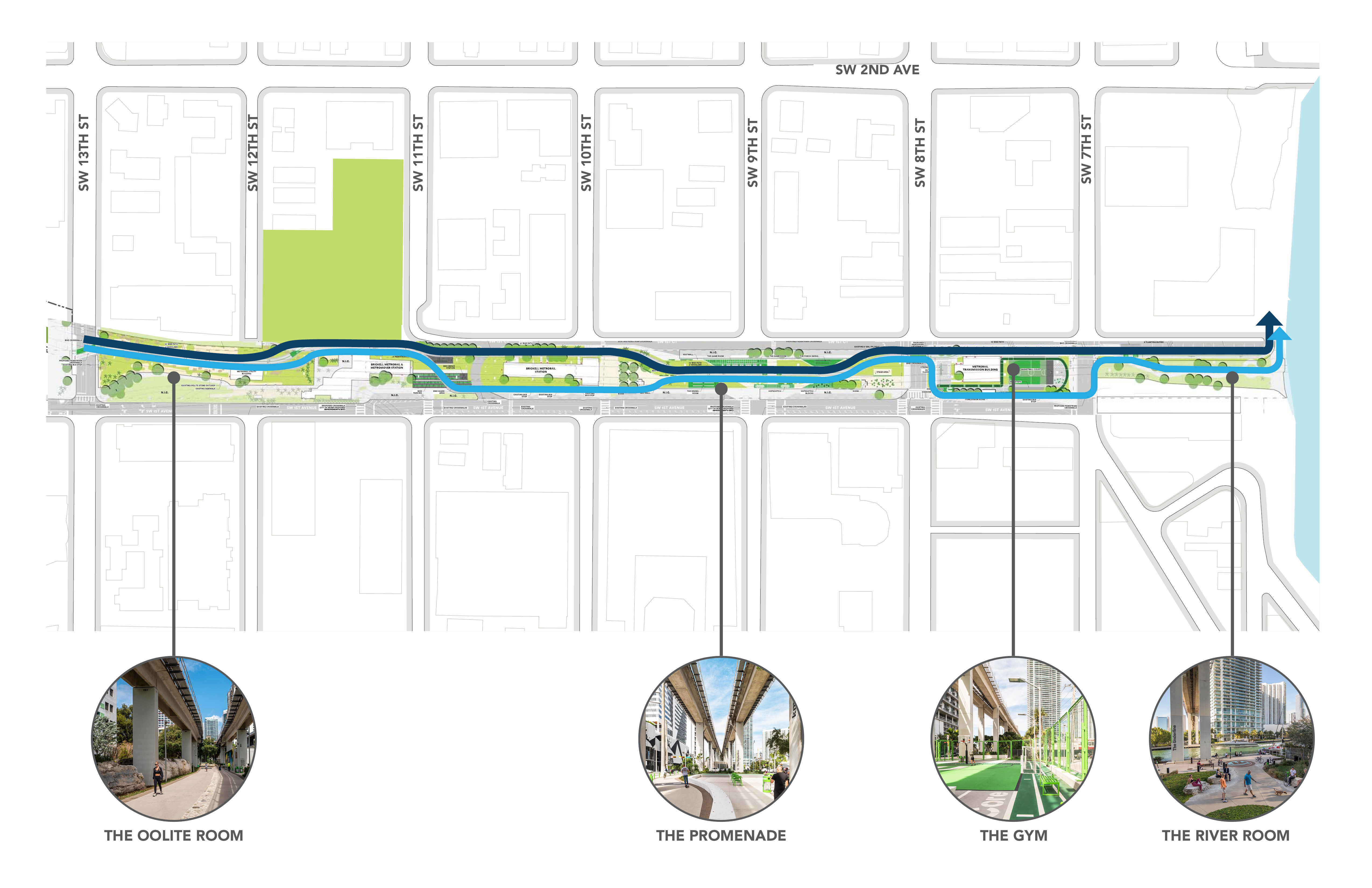 The Underline's Brickell Backyard by James Corner Field Operations ...