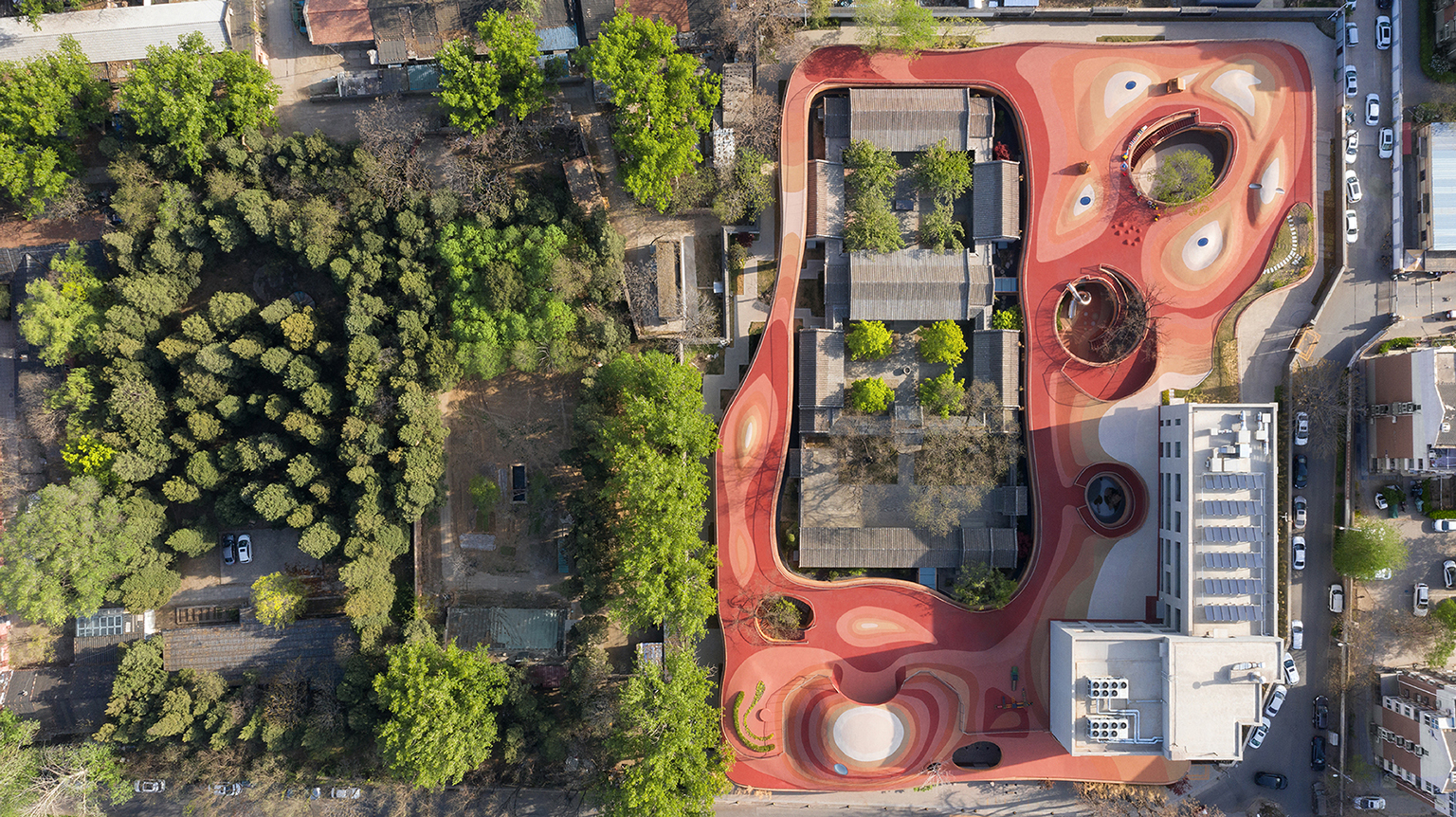 Beijing Yuecheng Courtyard Kindergarden by Supercloud Studio - Architizer
