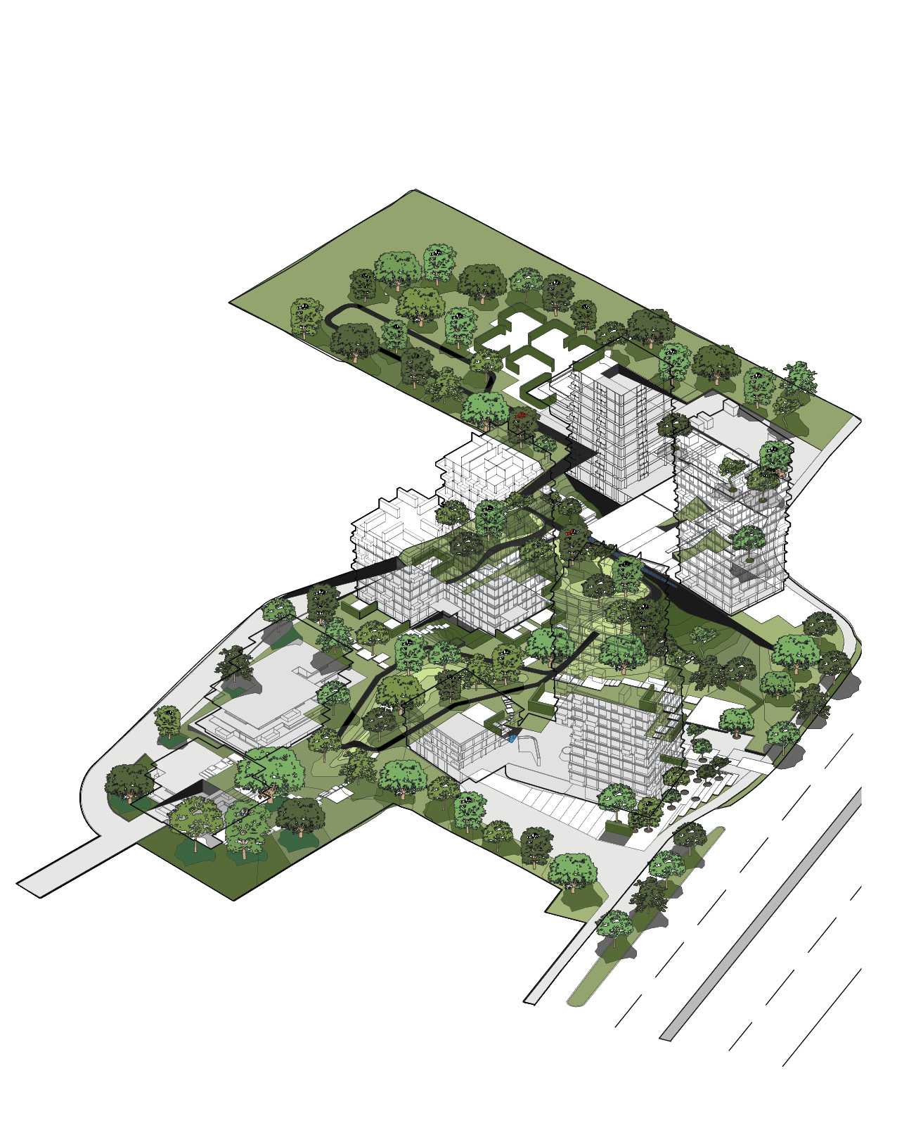 Ko-Share Residential and Business Complex by T.T.H.R. Aedes Studio ...