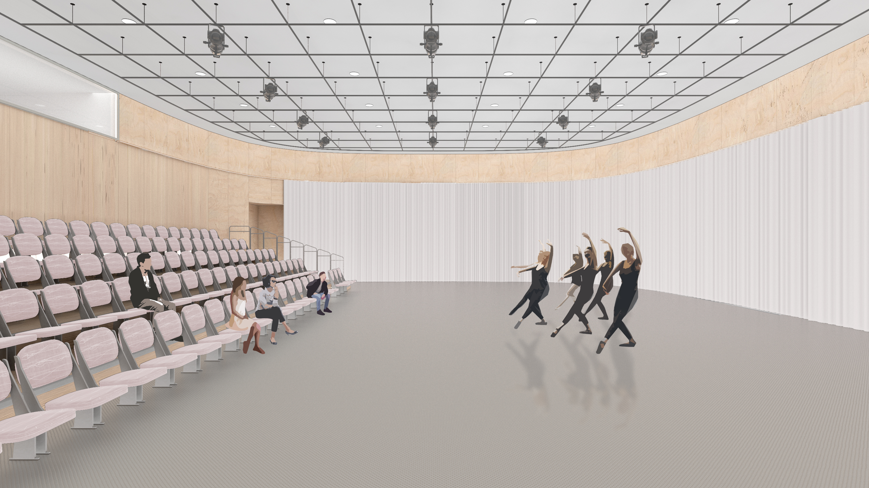 Sandi Simon Center for Dance at Chapman University by Lorcan O'Herlihy ...