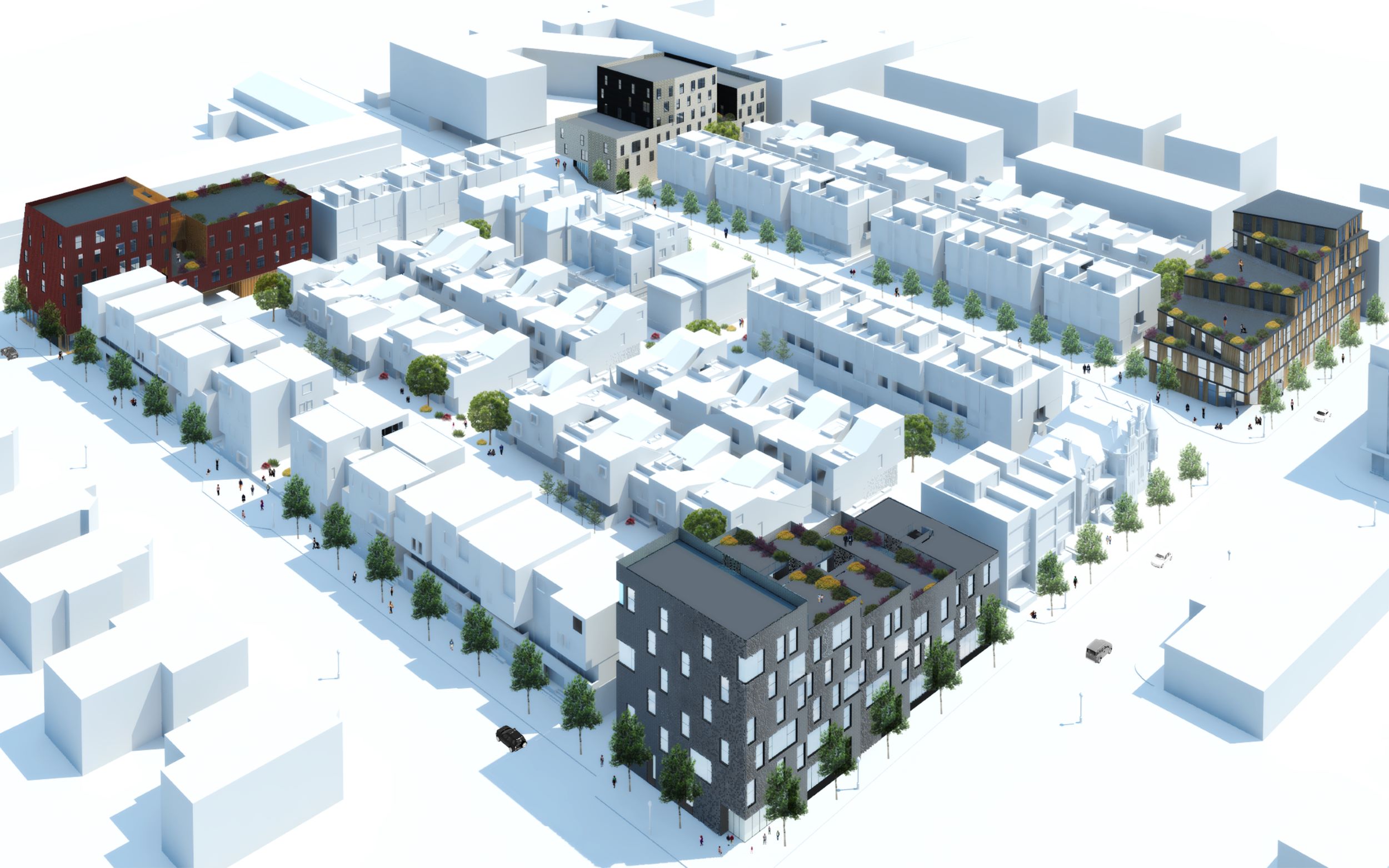 Brush Park by Lorcan O'Herlihy Architects [LOHA] - Architizer