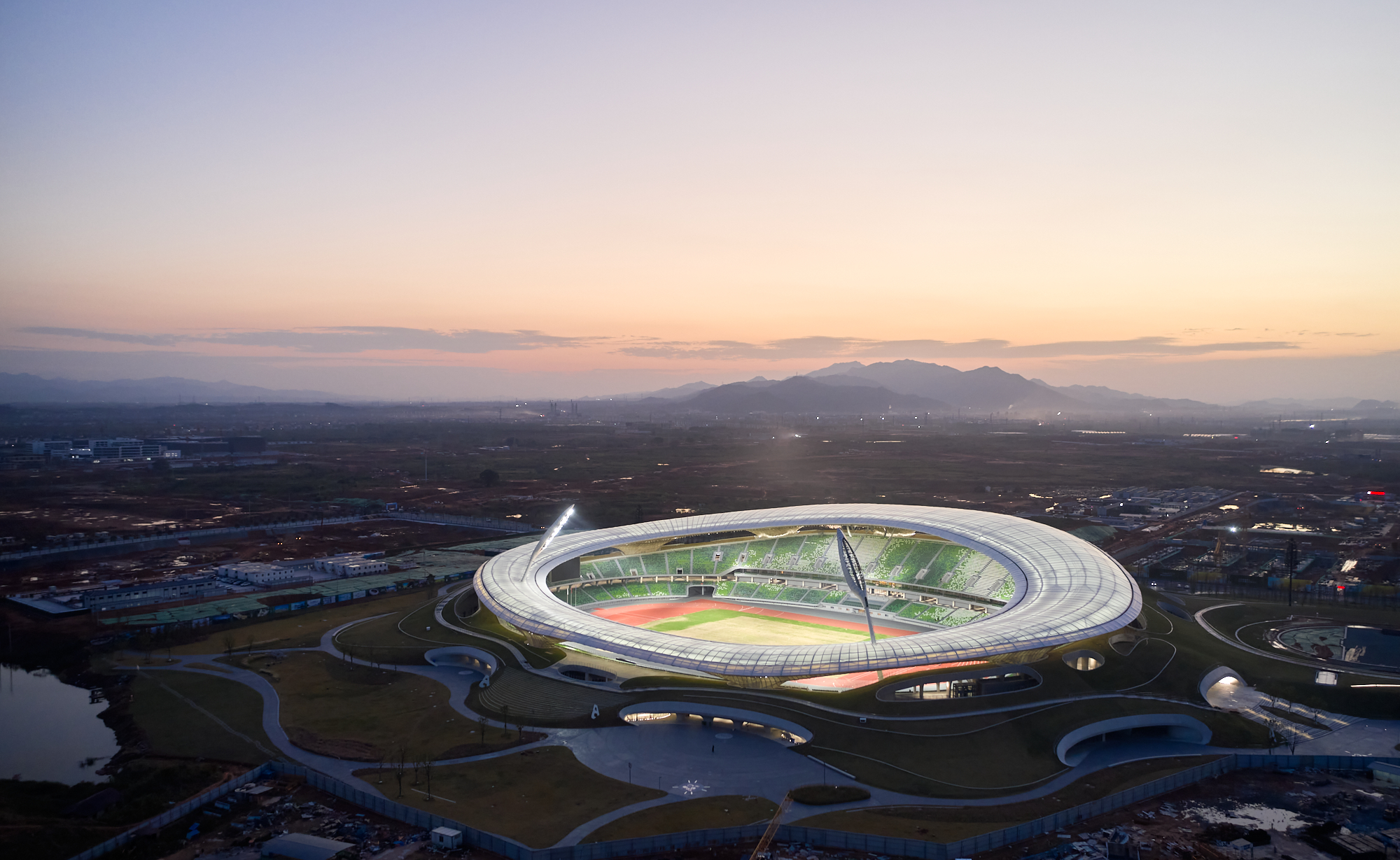 Quzhou Stadium by MAD Architects - Architizer