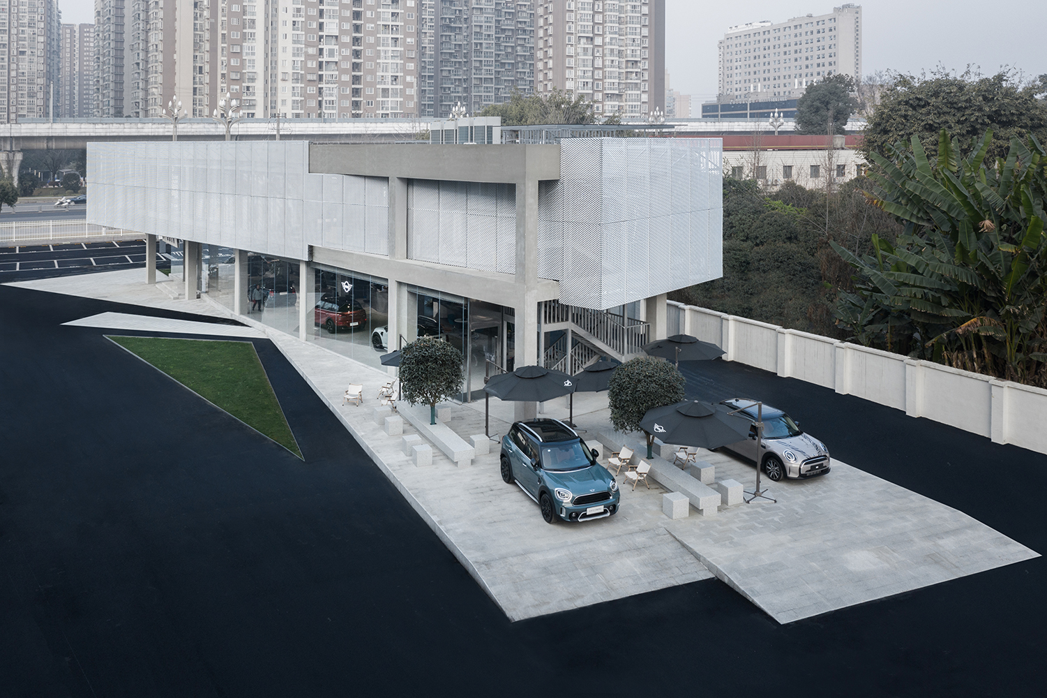 Sustainable MINI Complex by ARCHIHOPE(UK)LTD - Architizer