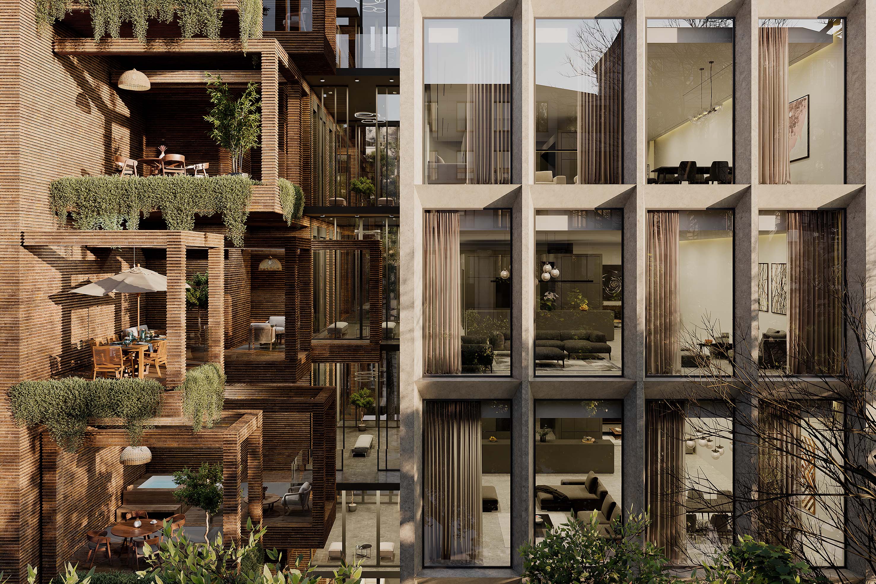 Idea 3471219: Suspended Pergolas Farmanieh Residential by Farshad ...
