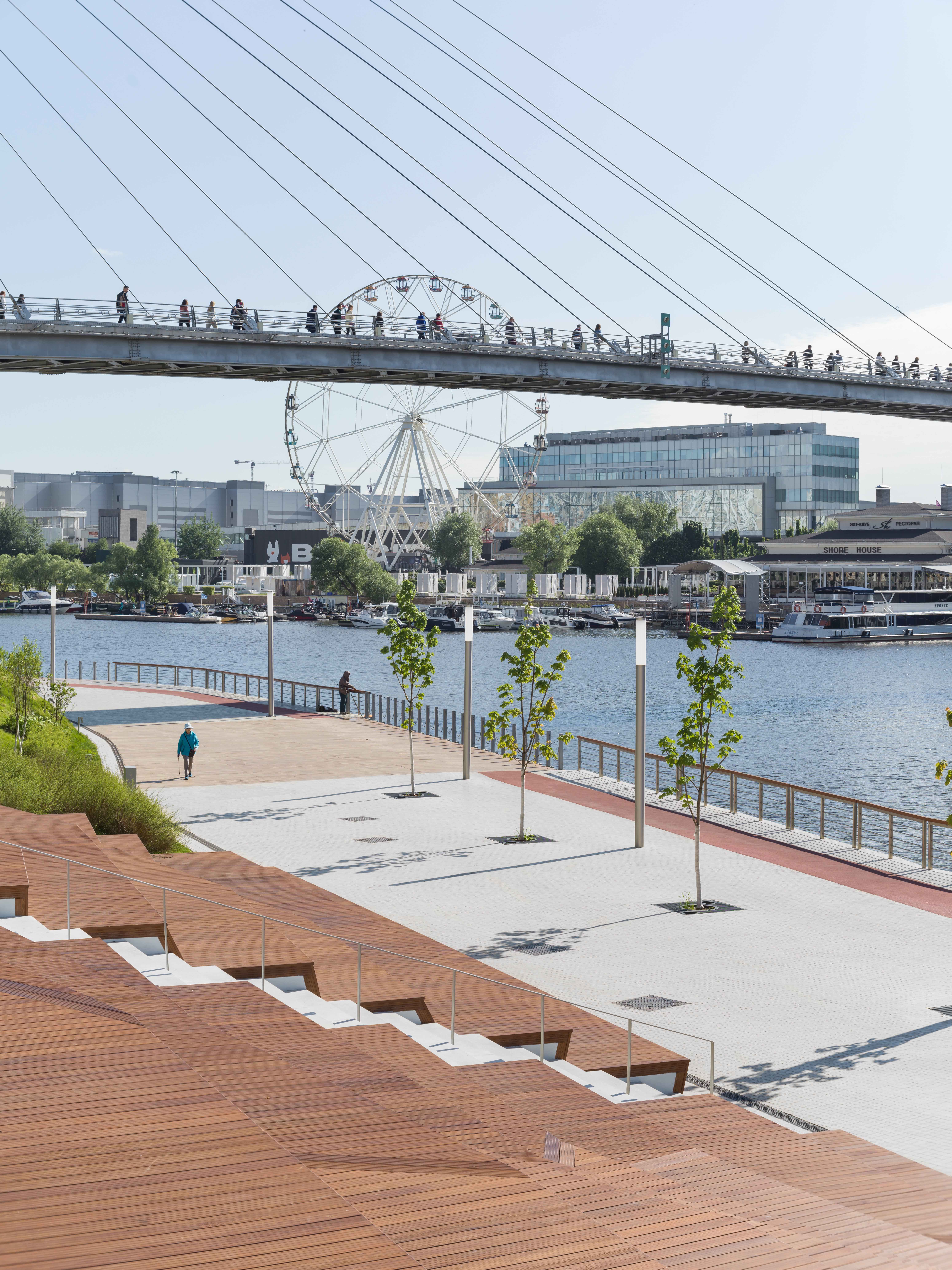 A new embankment designed in collaboration with communities by Basis ...