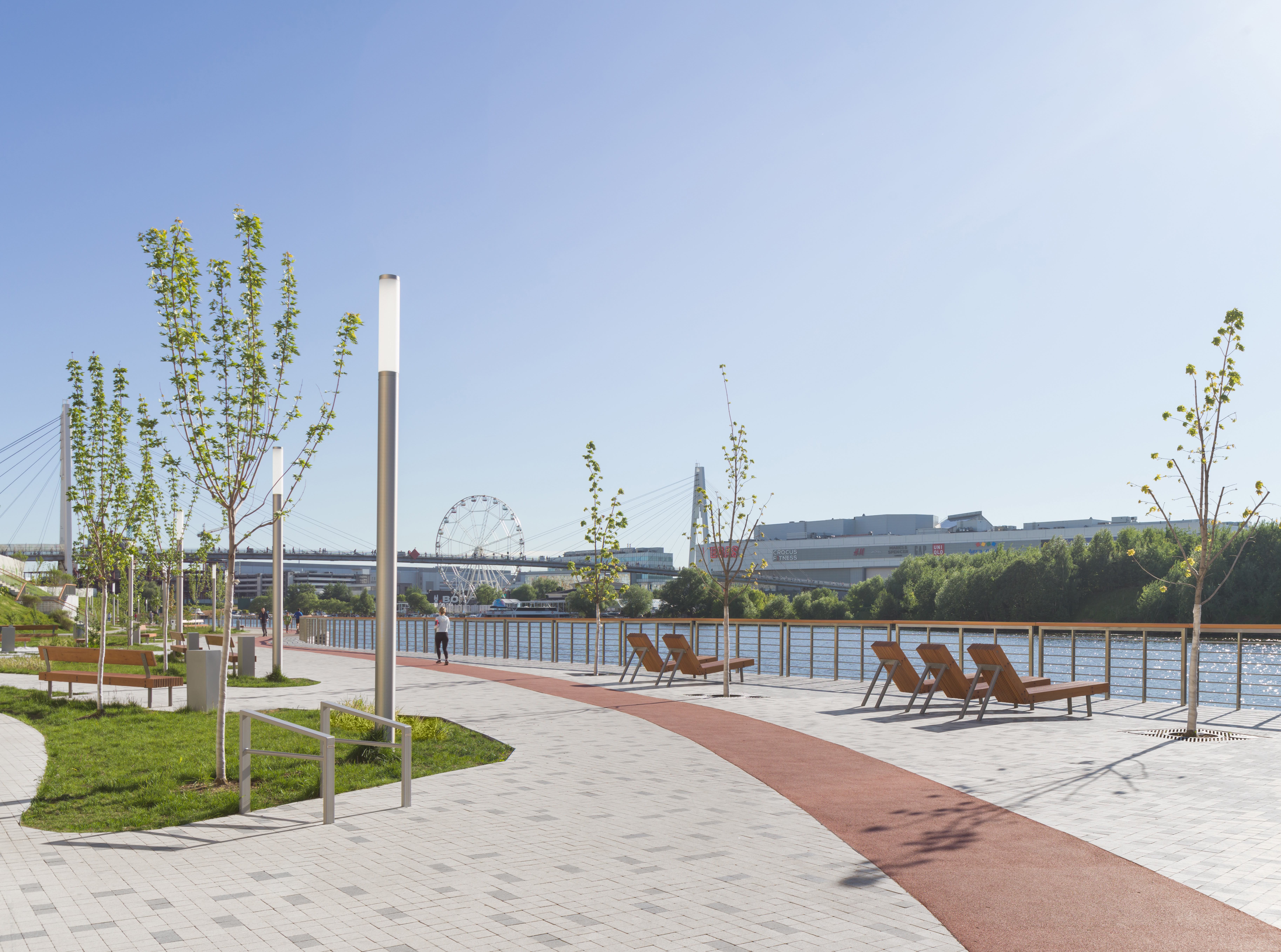 A new embankment designed in collaboration with communities by Basis ...