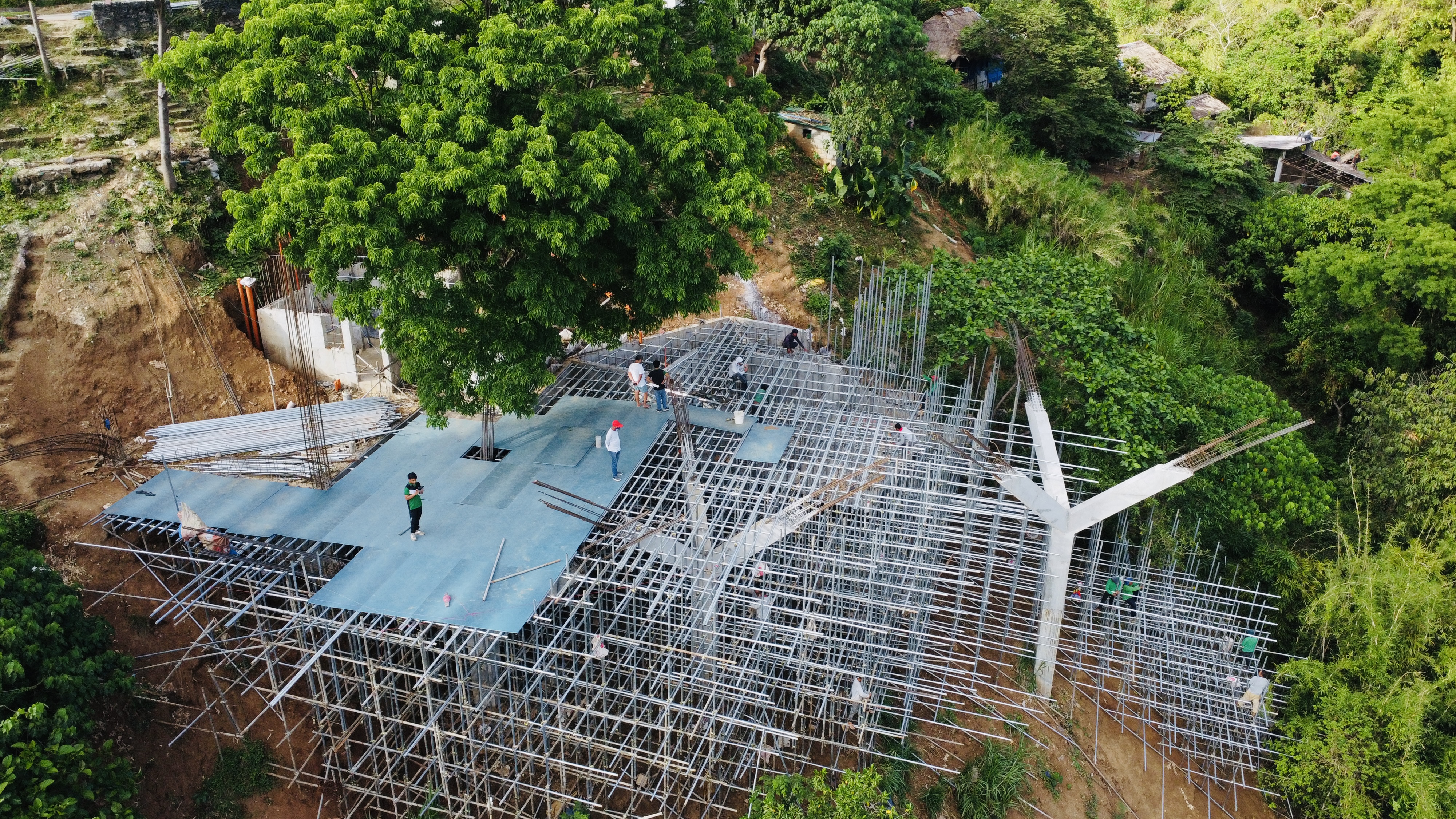 “𝗧𝗛𝗘 𝗧𝗥𝗘𝗘 𝗛𝗢𝗨𝗦𝗘” (Multi Level Residential house) by DST Design + Build ...